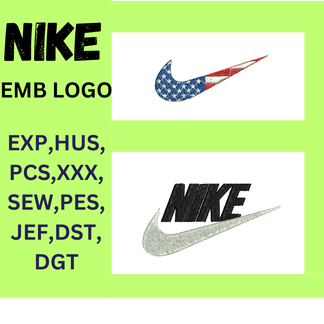 2 Nike Patches Embroidery File ,Nike logo machine embroidery | Inspire ...