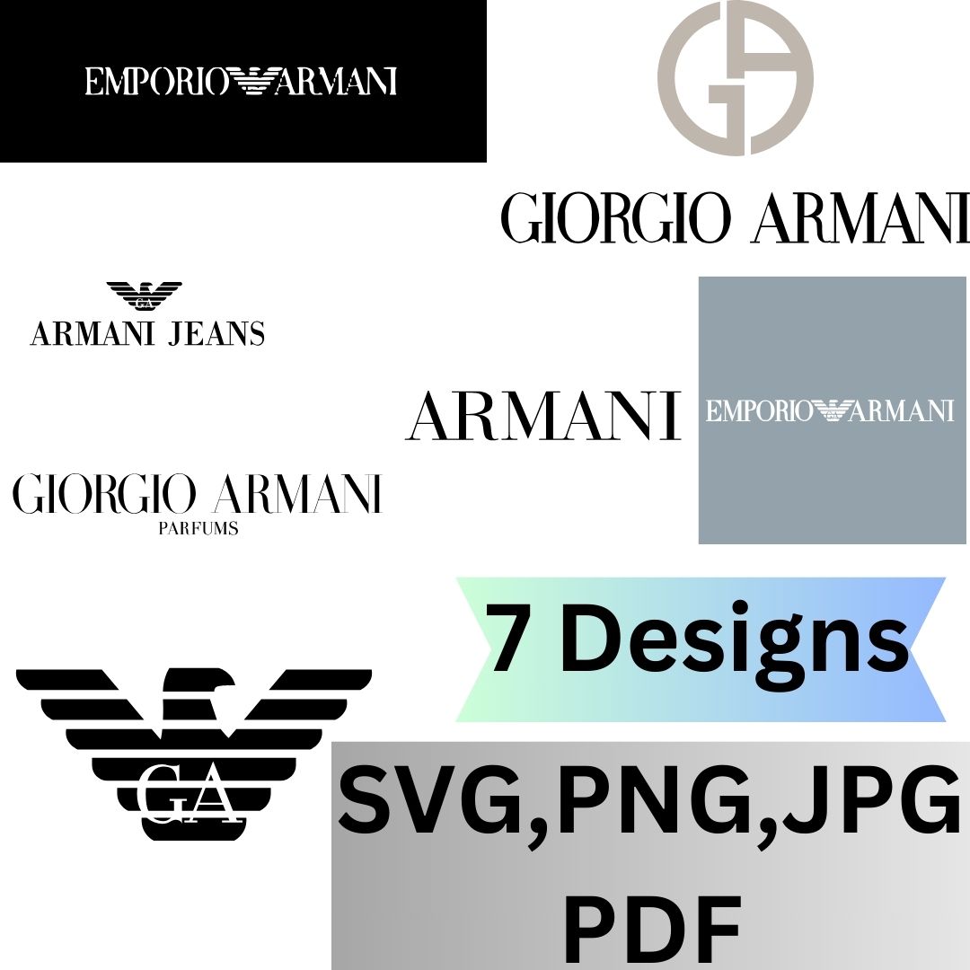 Elegant George Armani SVG Collection Perfect for Creative Pr | Inspire ...