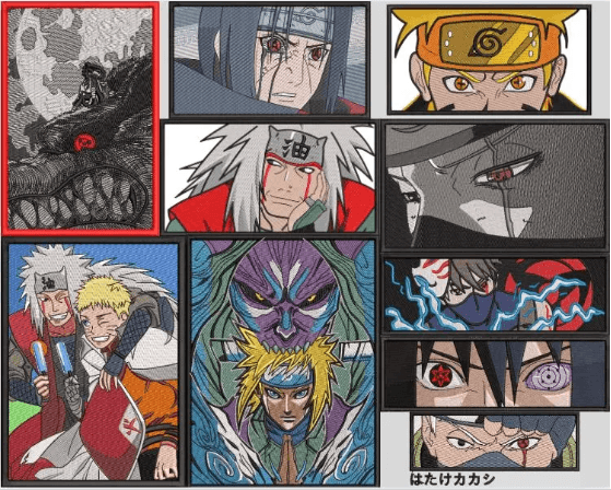 Embroidery Bundle 30 Naruto Files | Inspire Uplift