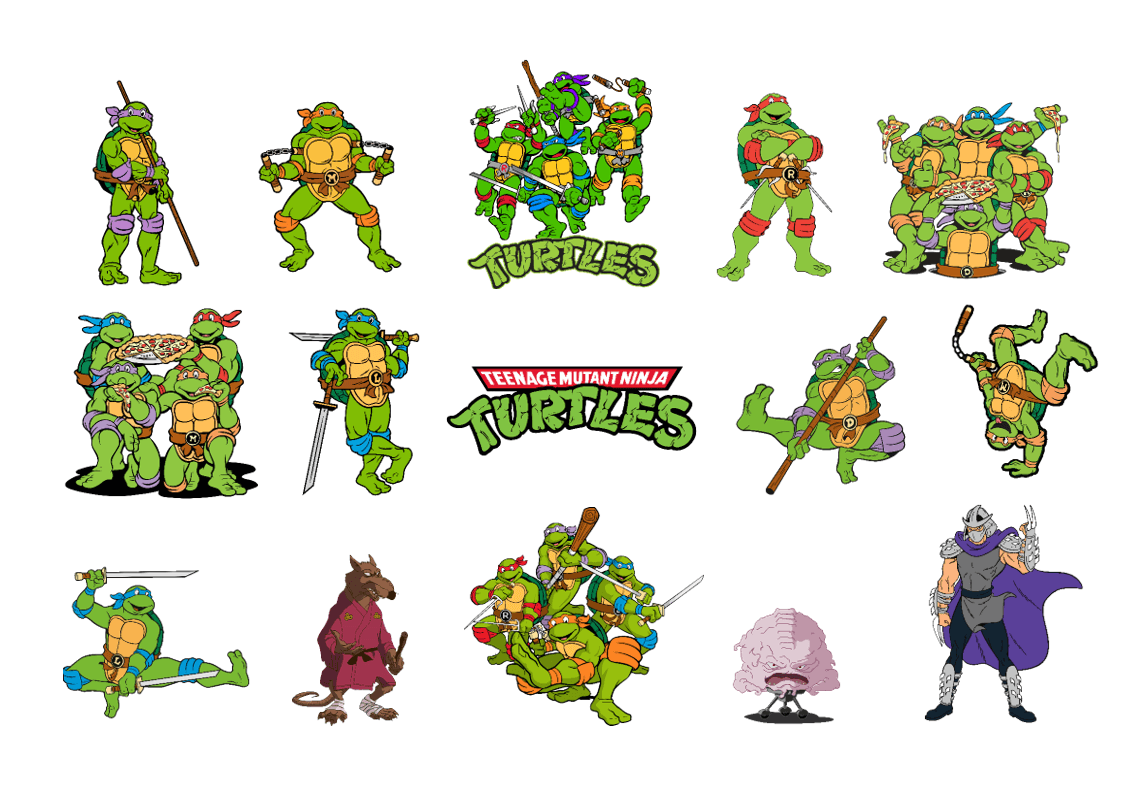 Bundle 15 Designs Files Teenage Mutant Ninja Turtles | Inspire Uplift