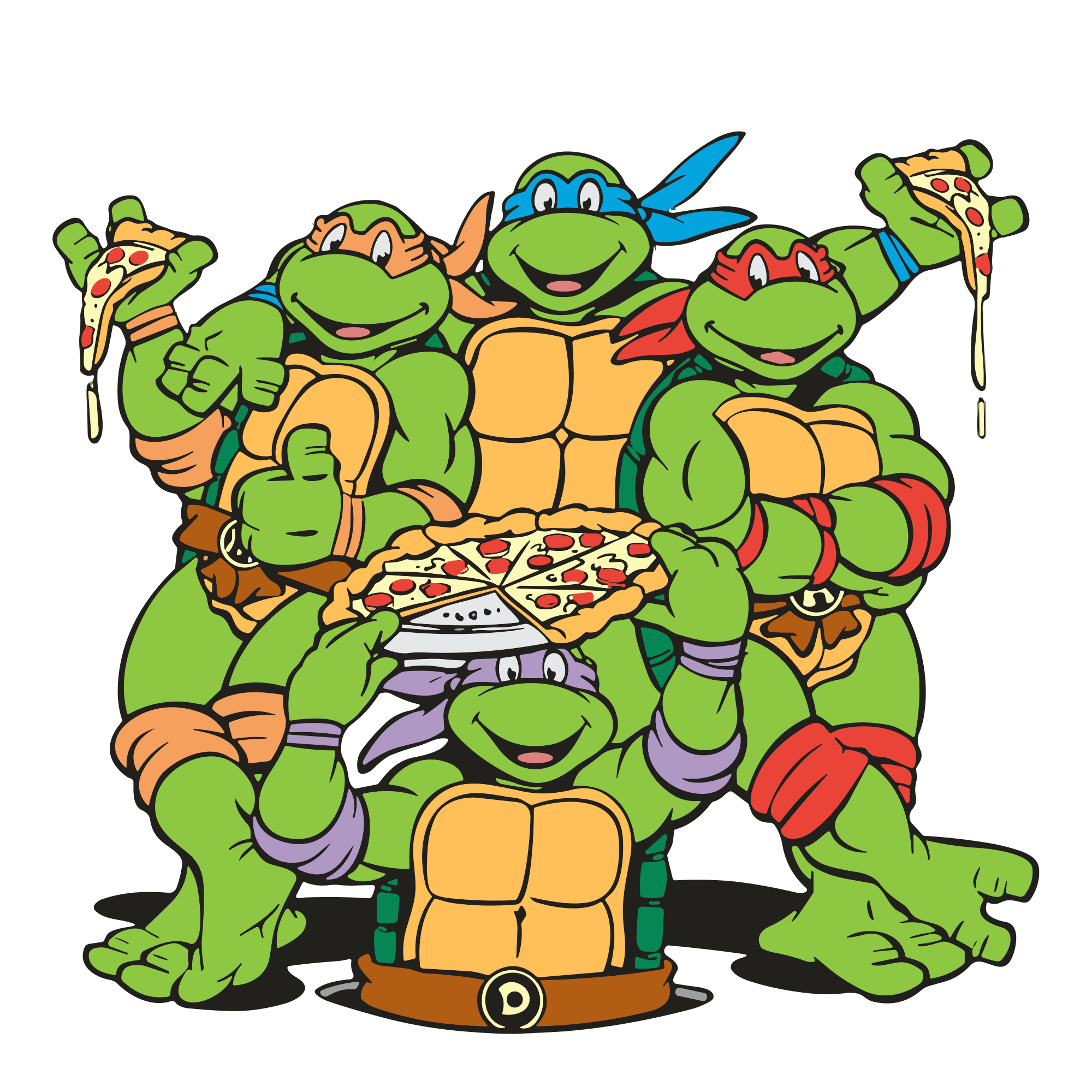 Design Picture File Bundle Tennage Mutant Ninja Turtles Eati | Inspire ...