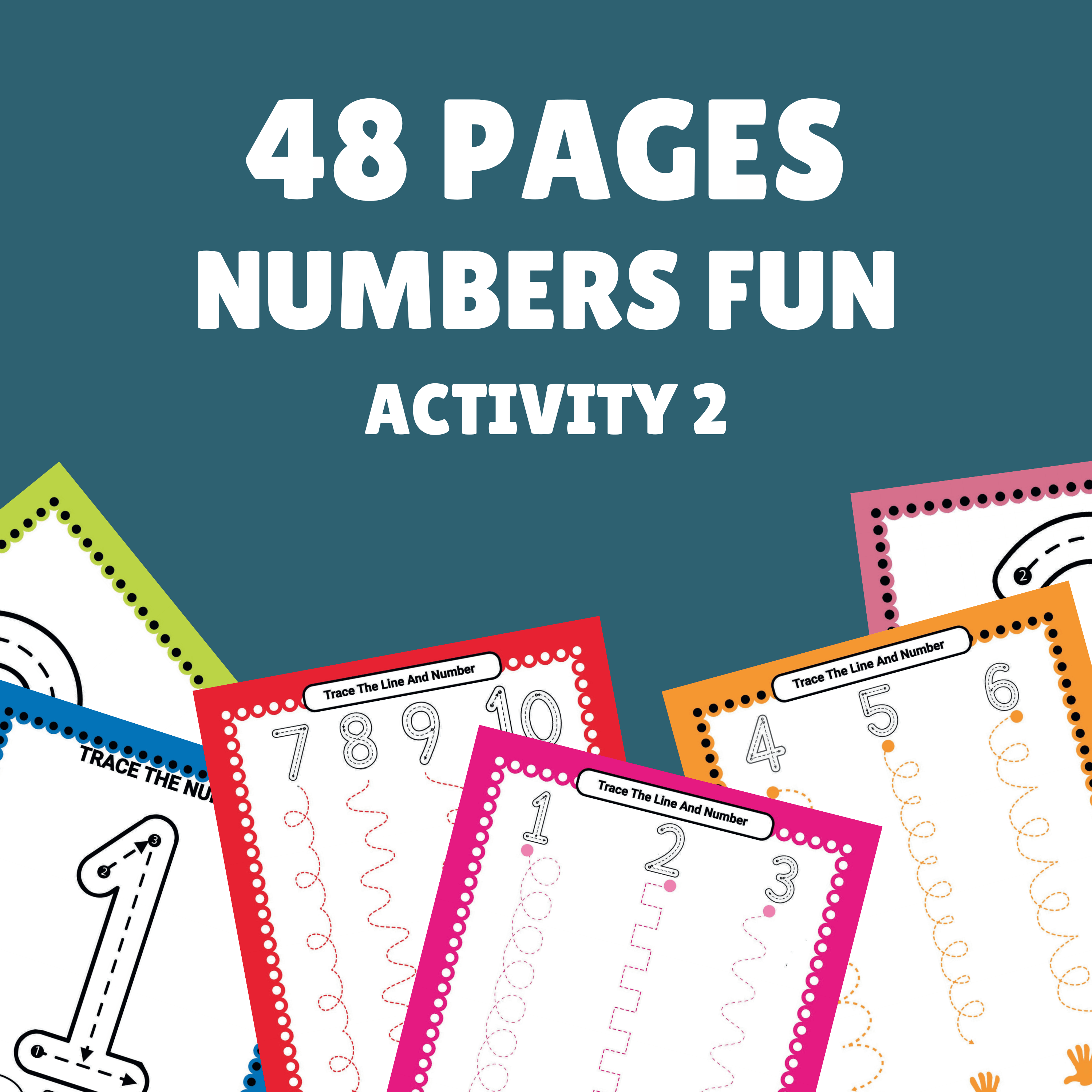 44 Pages Numbers Fun Activity 2 | Inspire Uplift