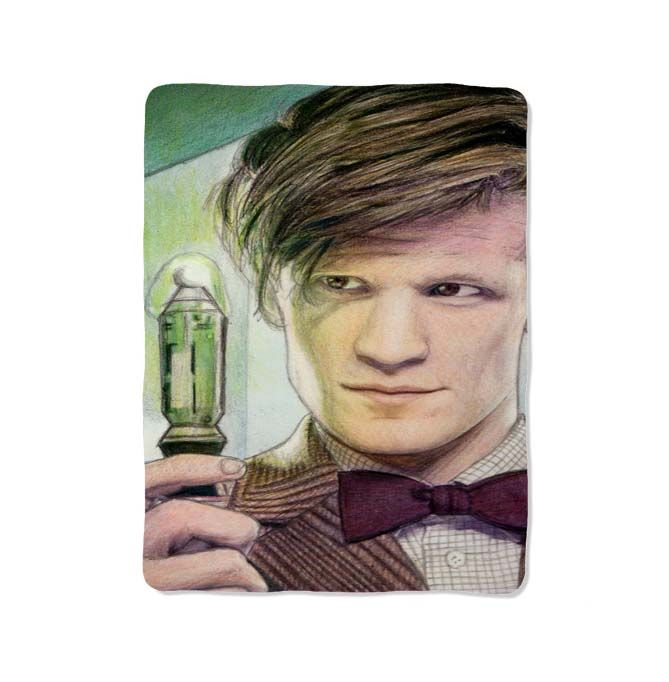 Doctor Who Matt Smith Blanket | Inspire Uplift