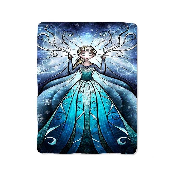 Stained Glass Elsa Frozen Blanket | Inspire Uplift