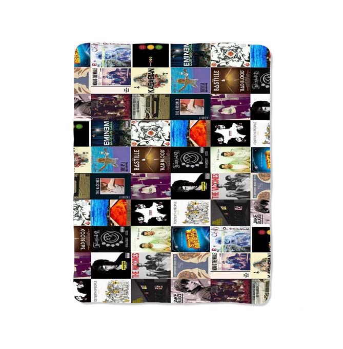 Cover Albums Rock Band Print On Blanket | Inspire Uplift