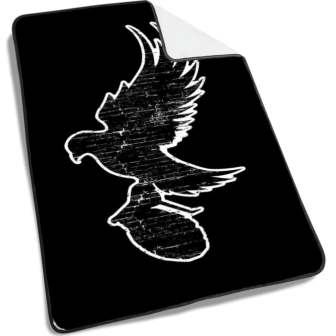 Hollywood Undead (Bird Logo Black White) Printing On Blanket | Inspire ...
