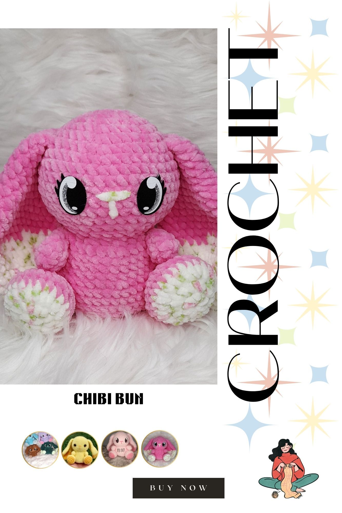 Chibi Bun Crochet Pattern – Cute & Easy Amigurumi Bunny | Inspire Uplift