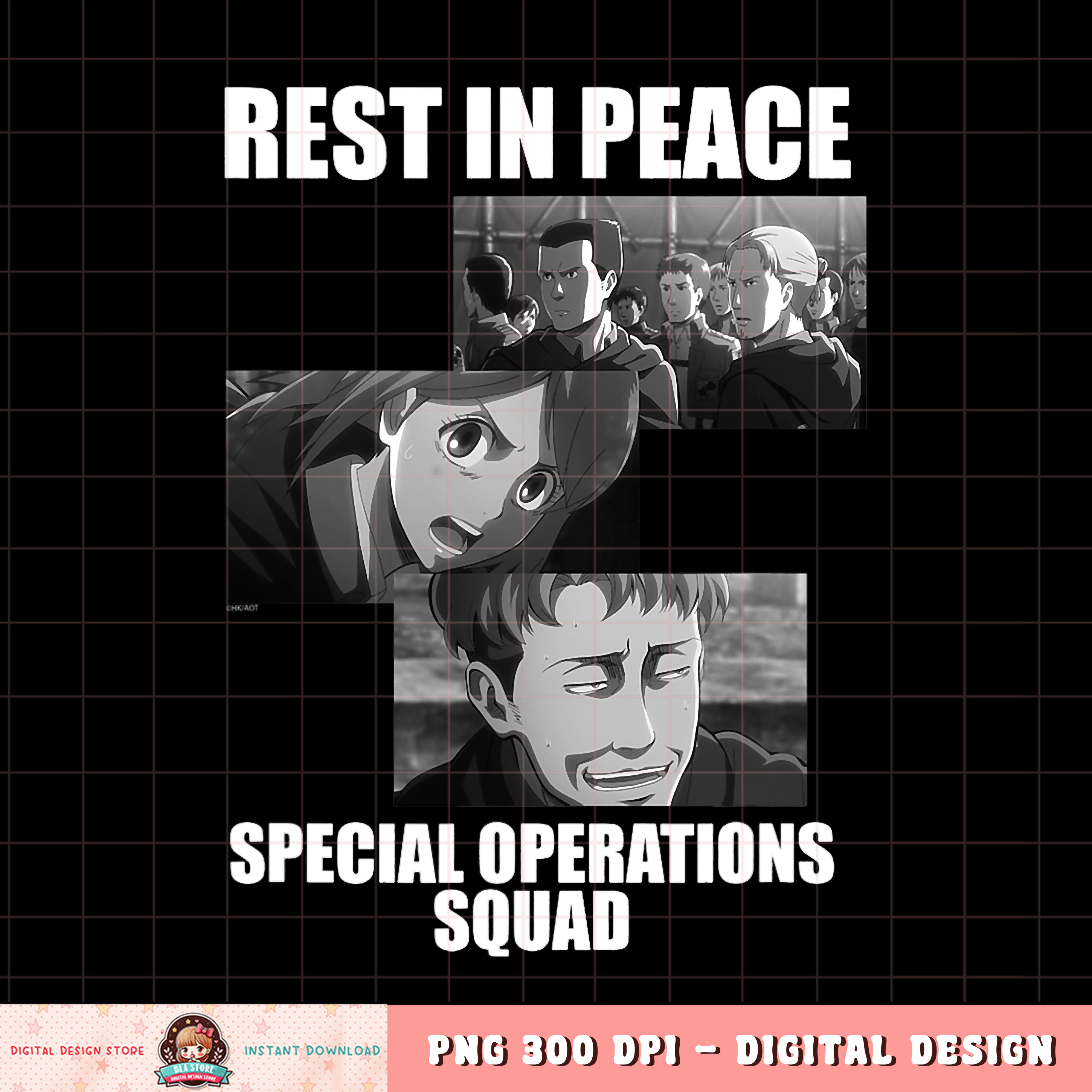 Attack on Titan RIP Special Operations Squad PNG Download co | Inspire ...