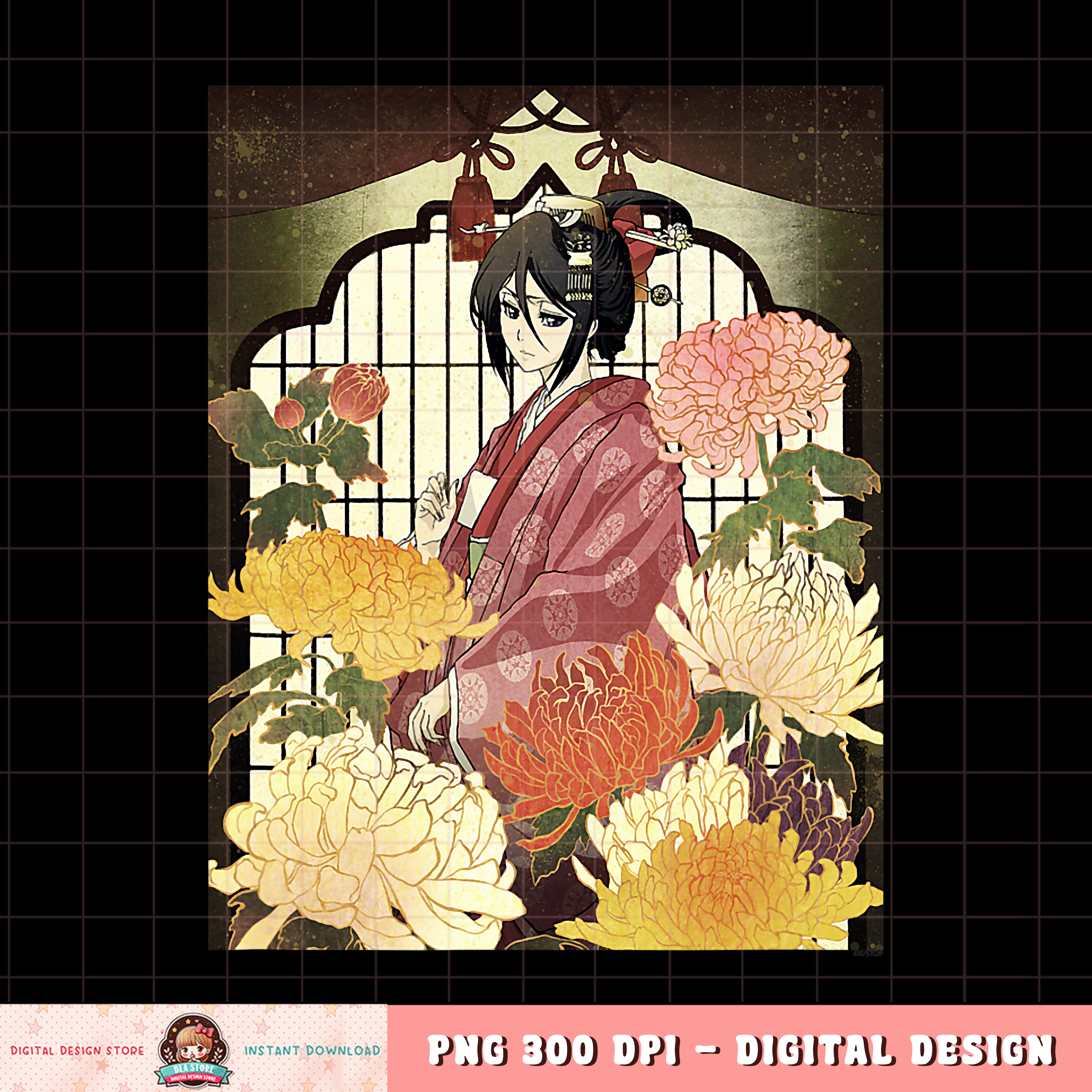 Bleach Floral PNG Download copy | Inspire Uplift
