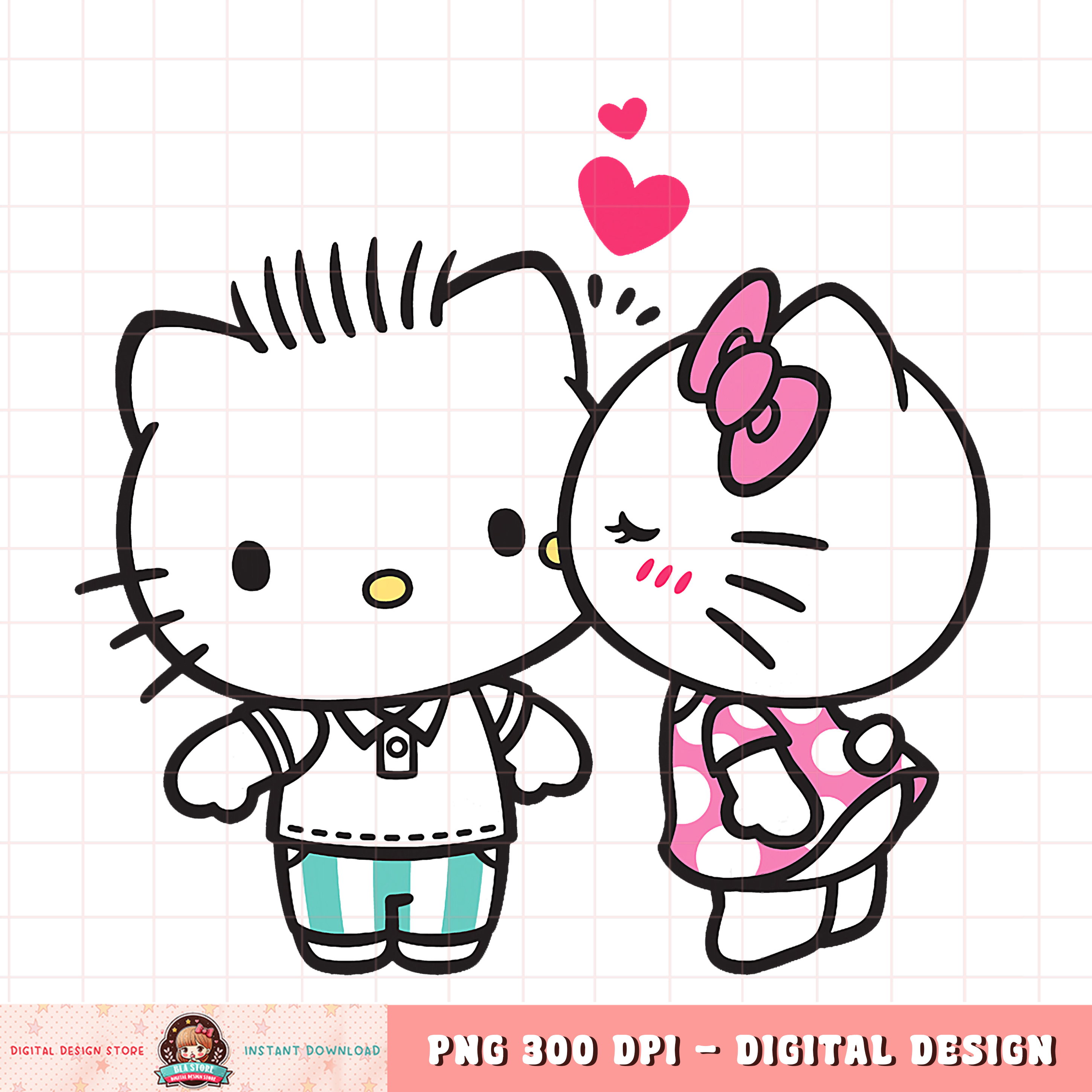 Hello Kitty and Dear Daniel Valentine Tee Shirt copy | Inspire Uplift