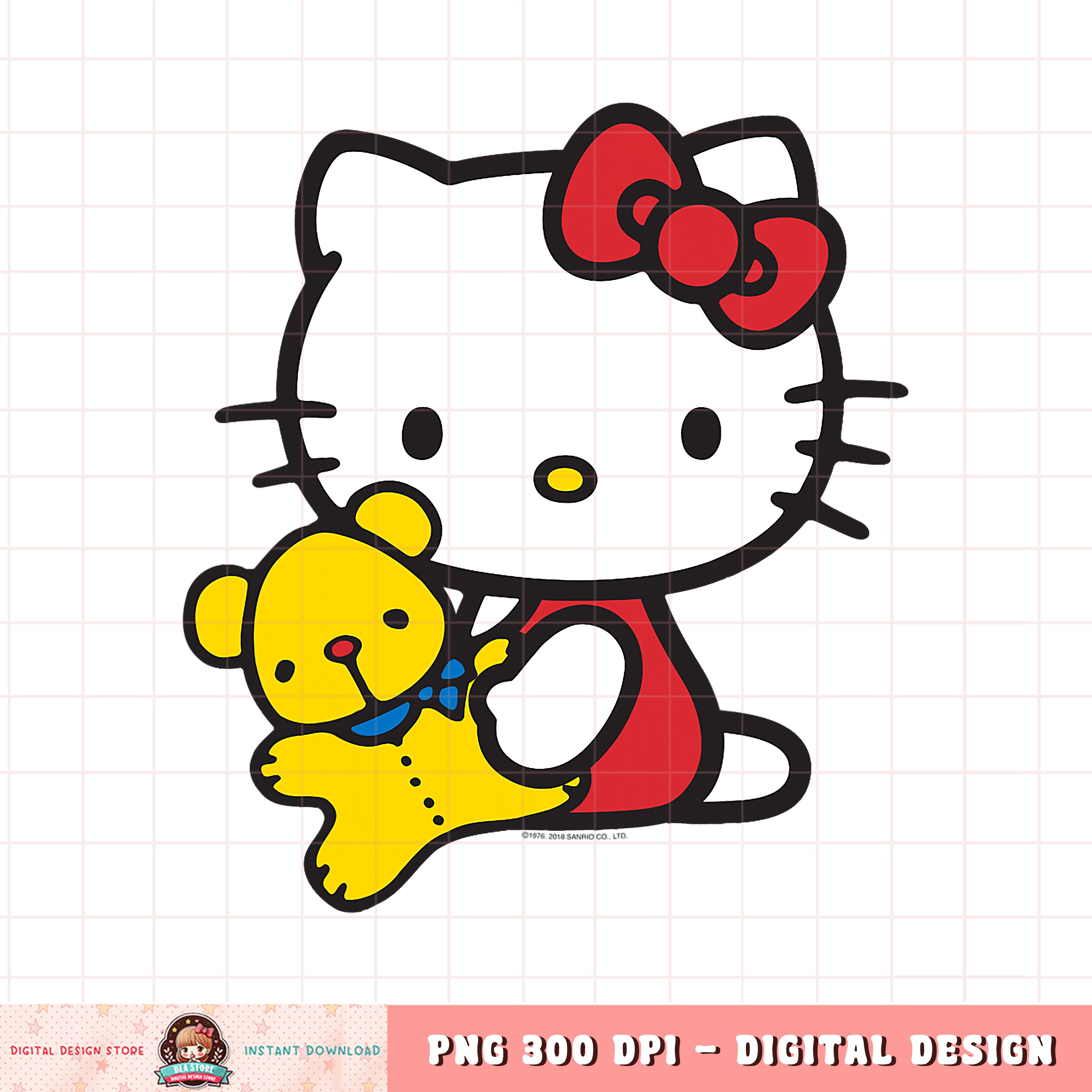 Hello Kitty and Teddy Bear Tee Shirt copy | Inspire Uplift