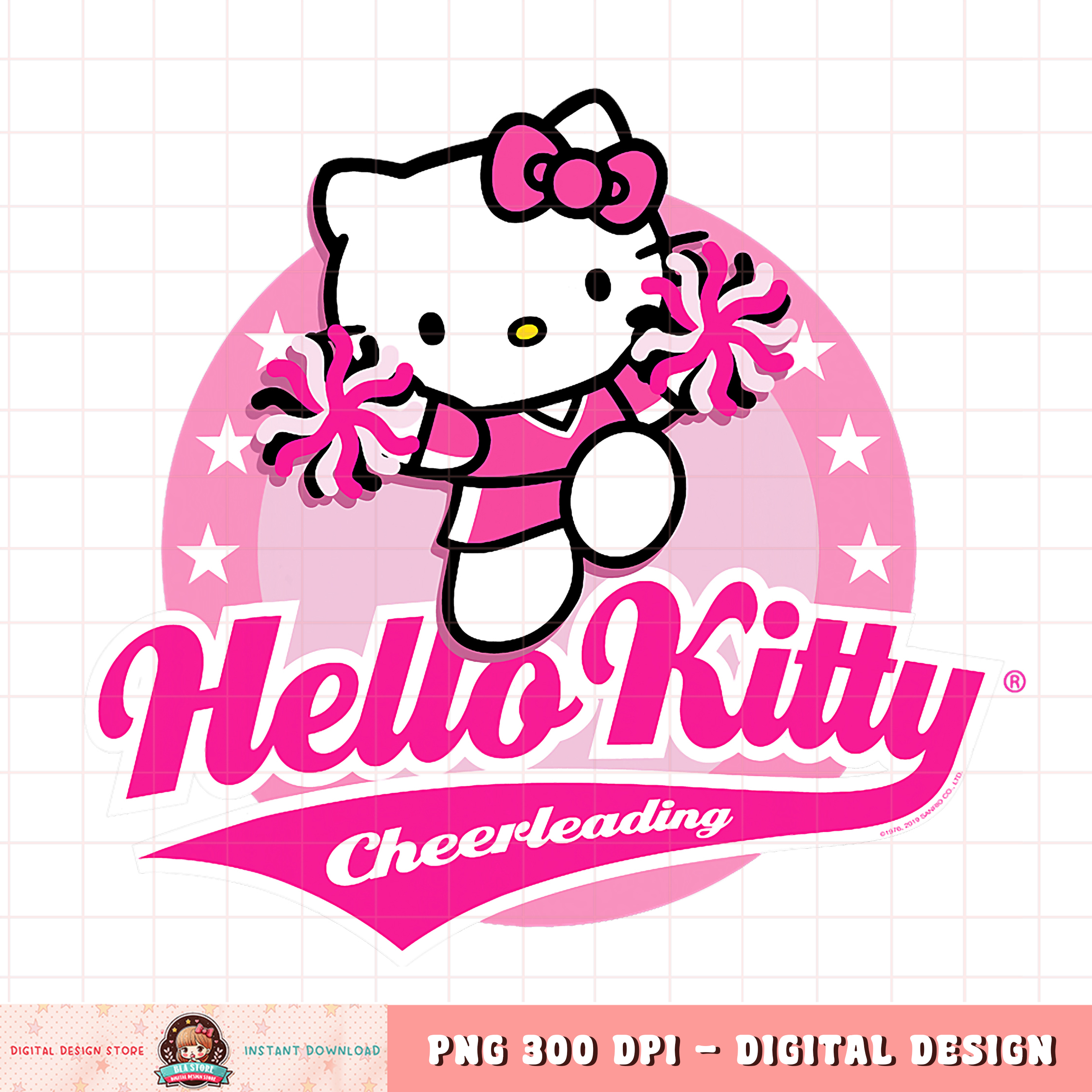 Hello Kitty Cheerleading Cheerleader Tee Shirt copy | Inspire Uplift