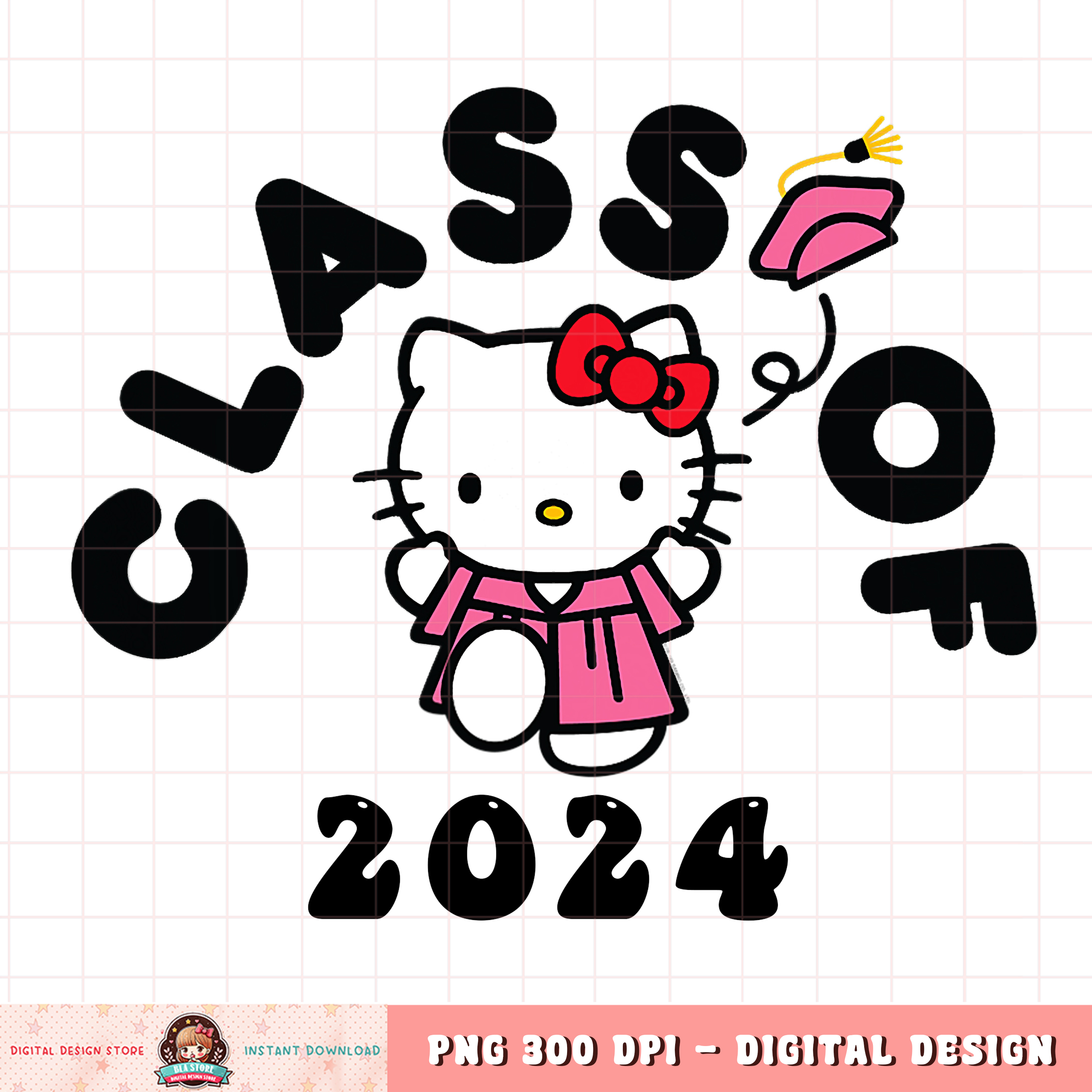 Hello Kitty Class of 2019 Graduation Seniors PNG Download co | Inspire ...