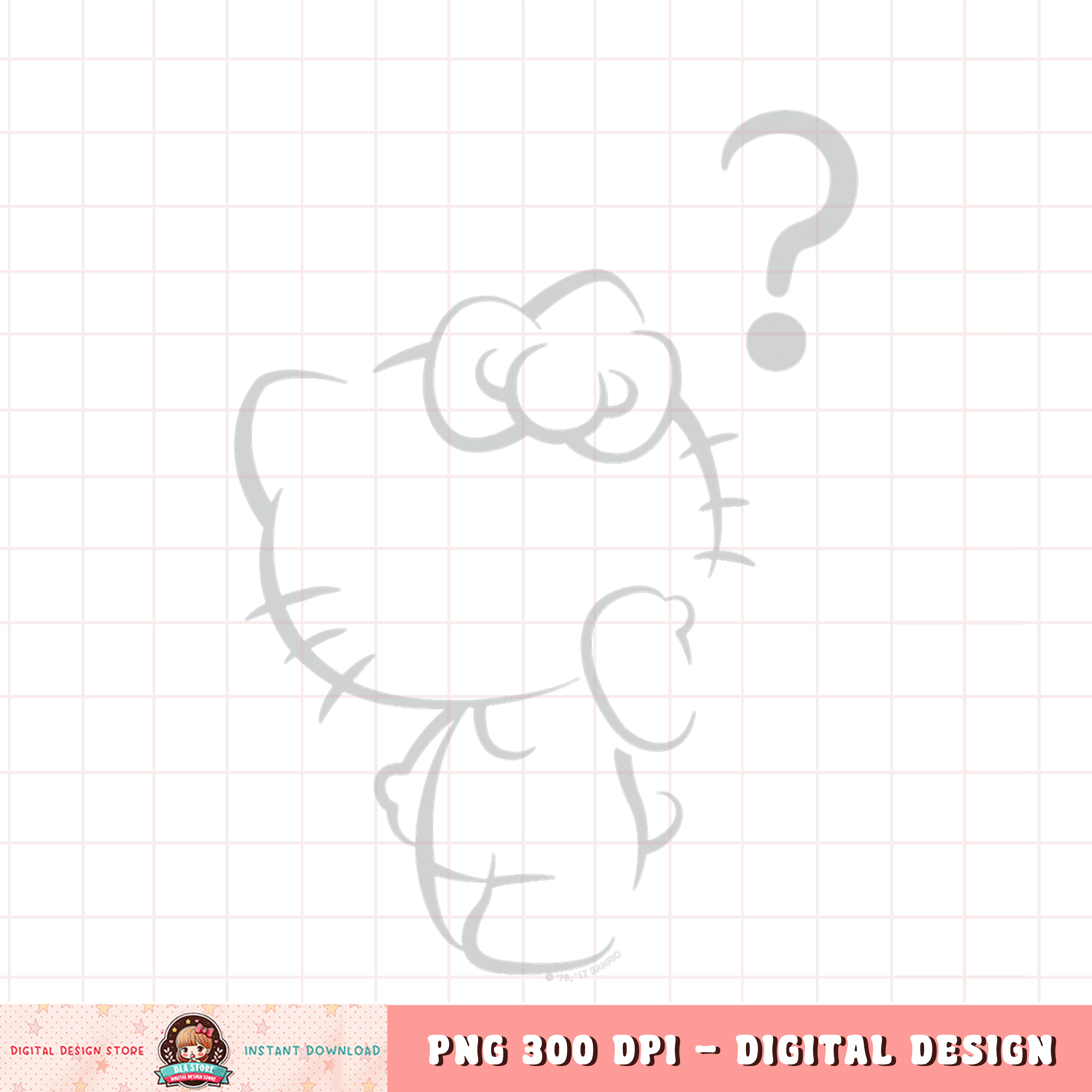 Hello Kitty Question Mark Tee Shirt | Inspire Uplift