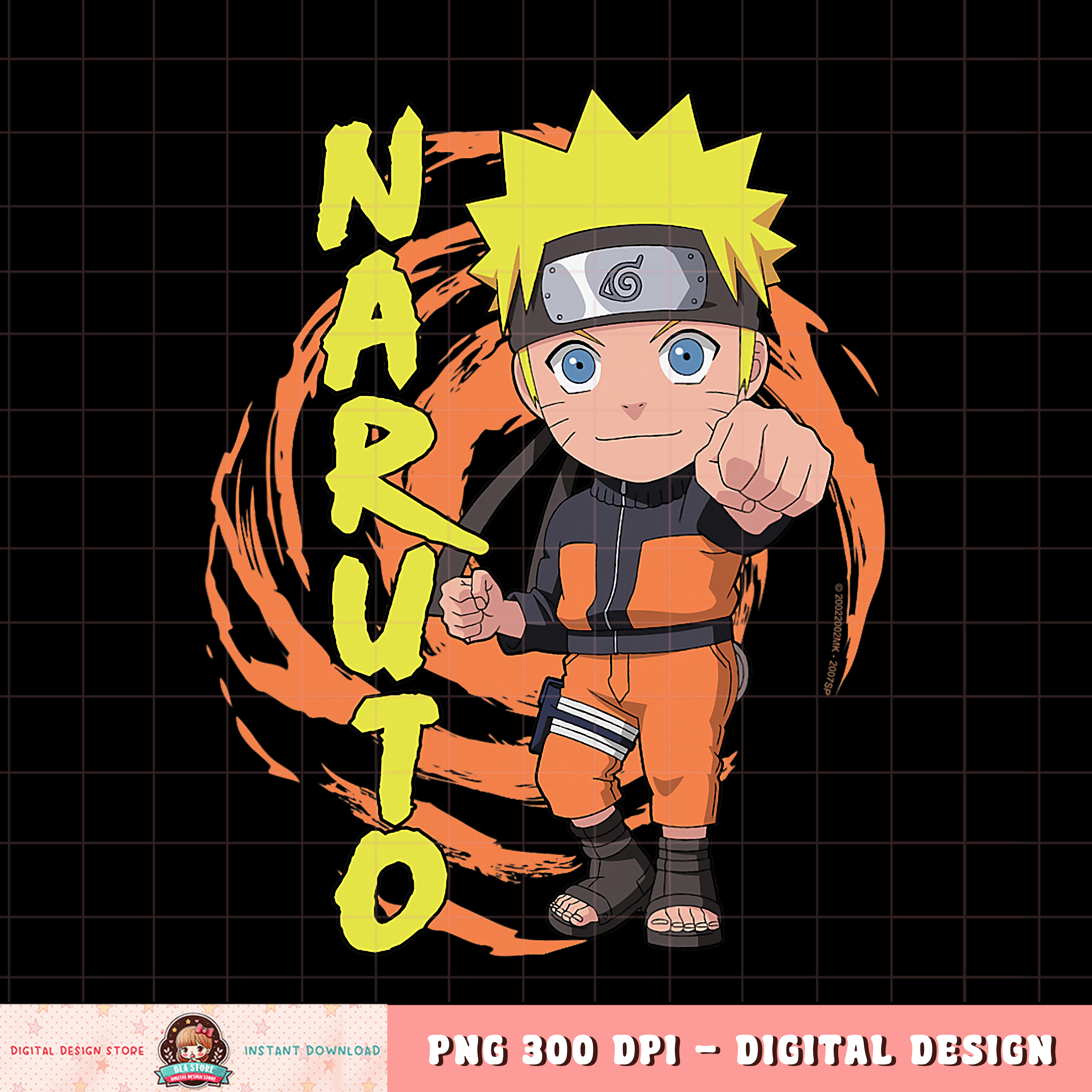 Naruto Shippuden Naruto Chibi Fist png, digital download, in - Inspire ...