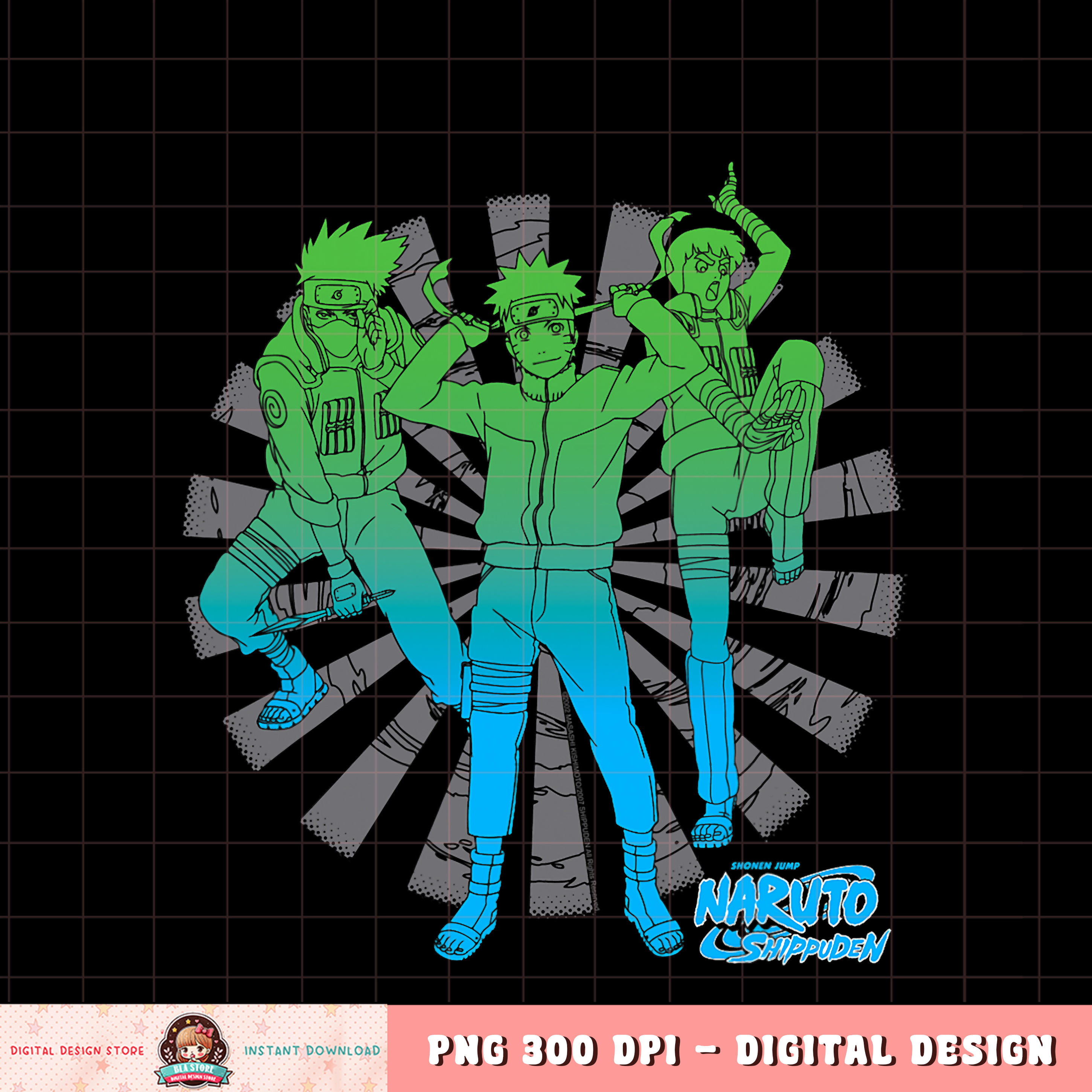 Naruto Shippuden Naruto Rock Lee Kakashi png, digital downlo | Inspire ...