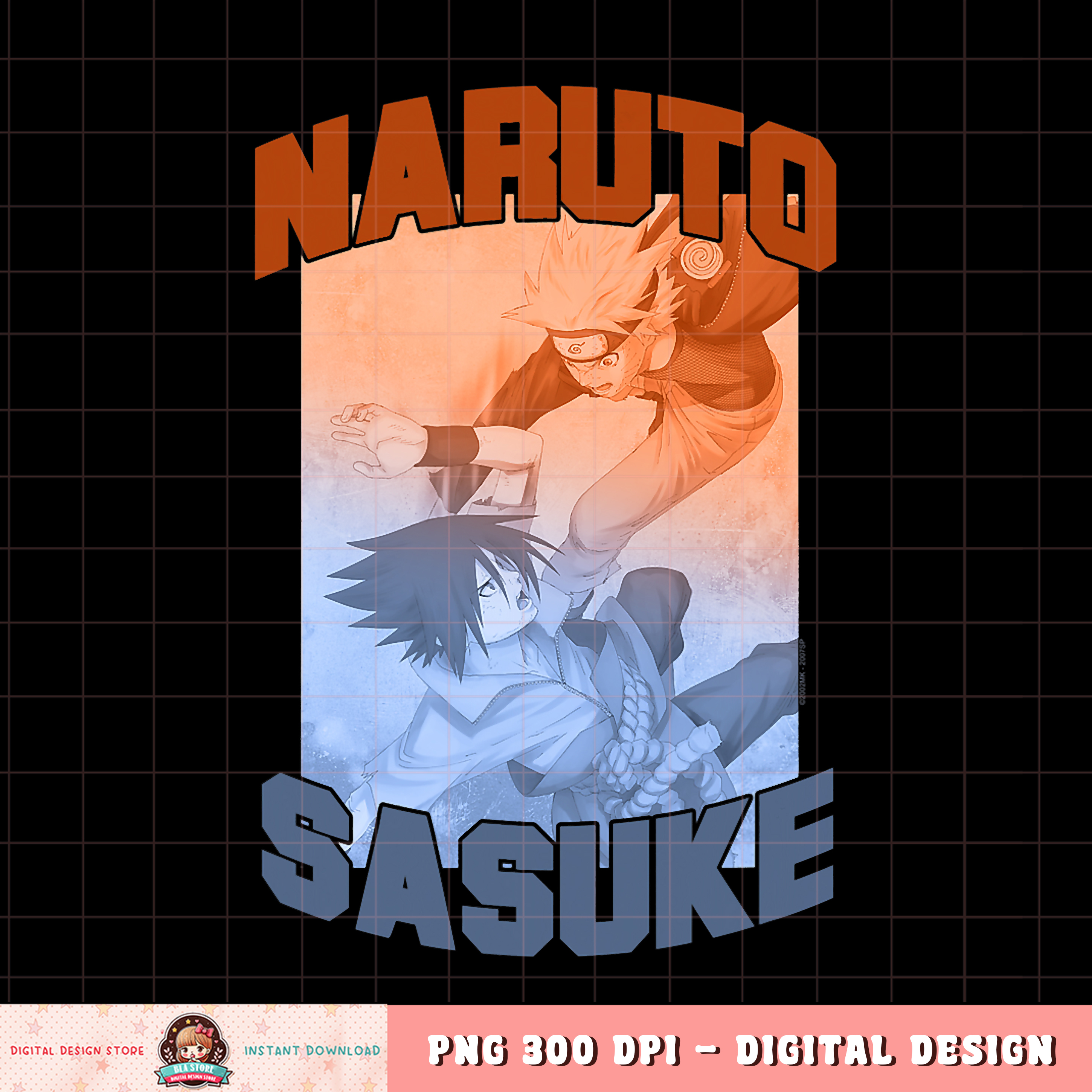 Naruto Shippuden Naruto Sasuke Arched Names png, digital dow | Inspire ...