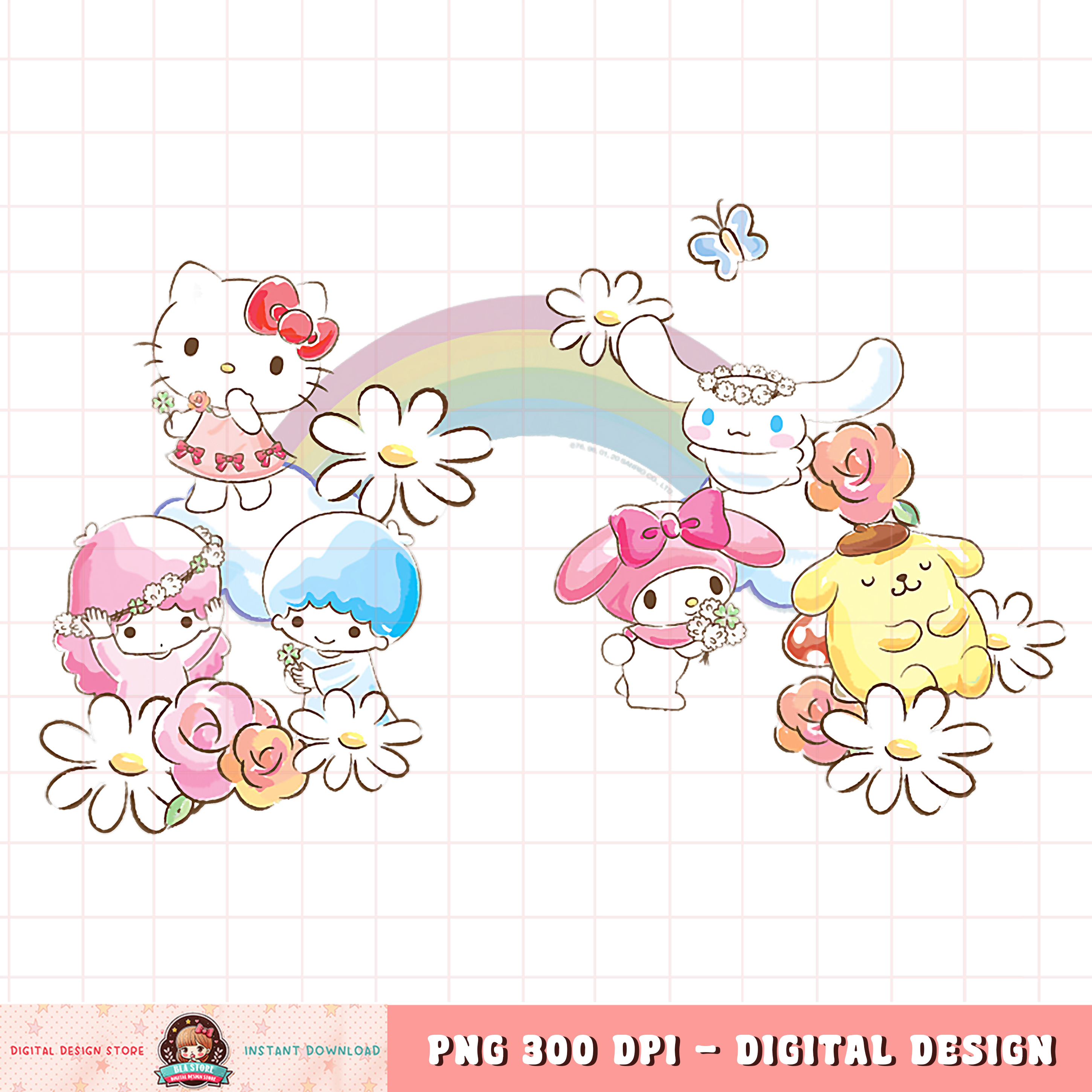 Sanrio Spring Hello Kitty Little Twin Stars My Melody Purin | Inspire ...