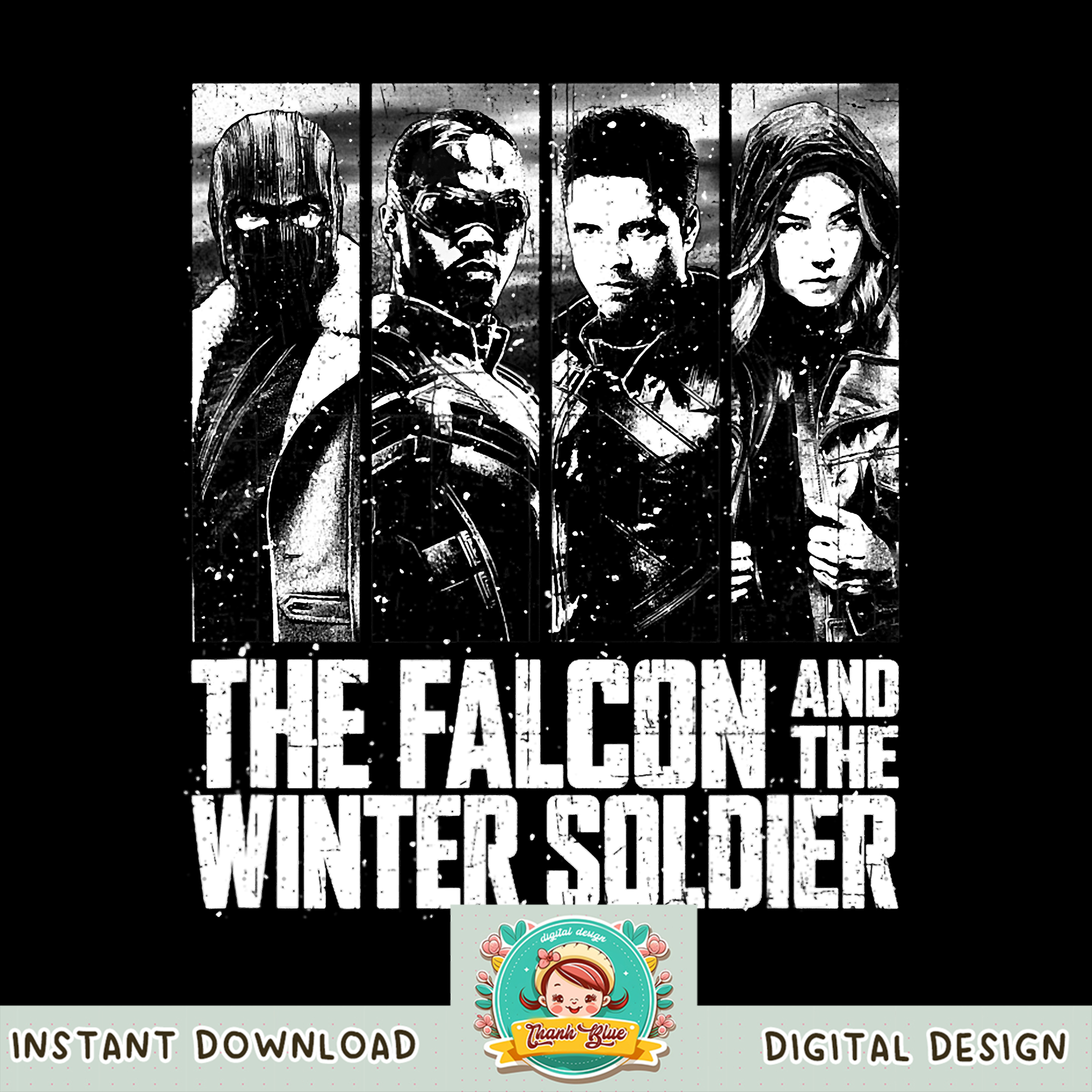 Marvel Falcon And The Winter Soldier Group Shot Panels png, | Inspire ...