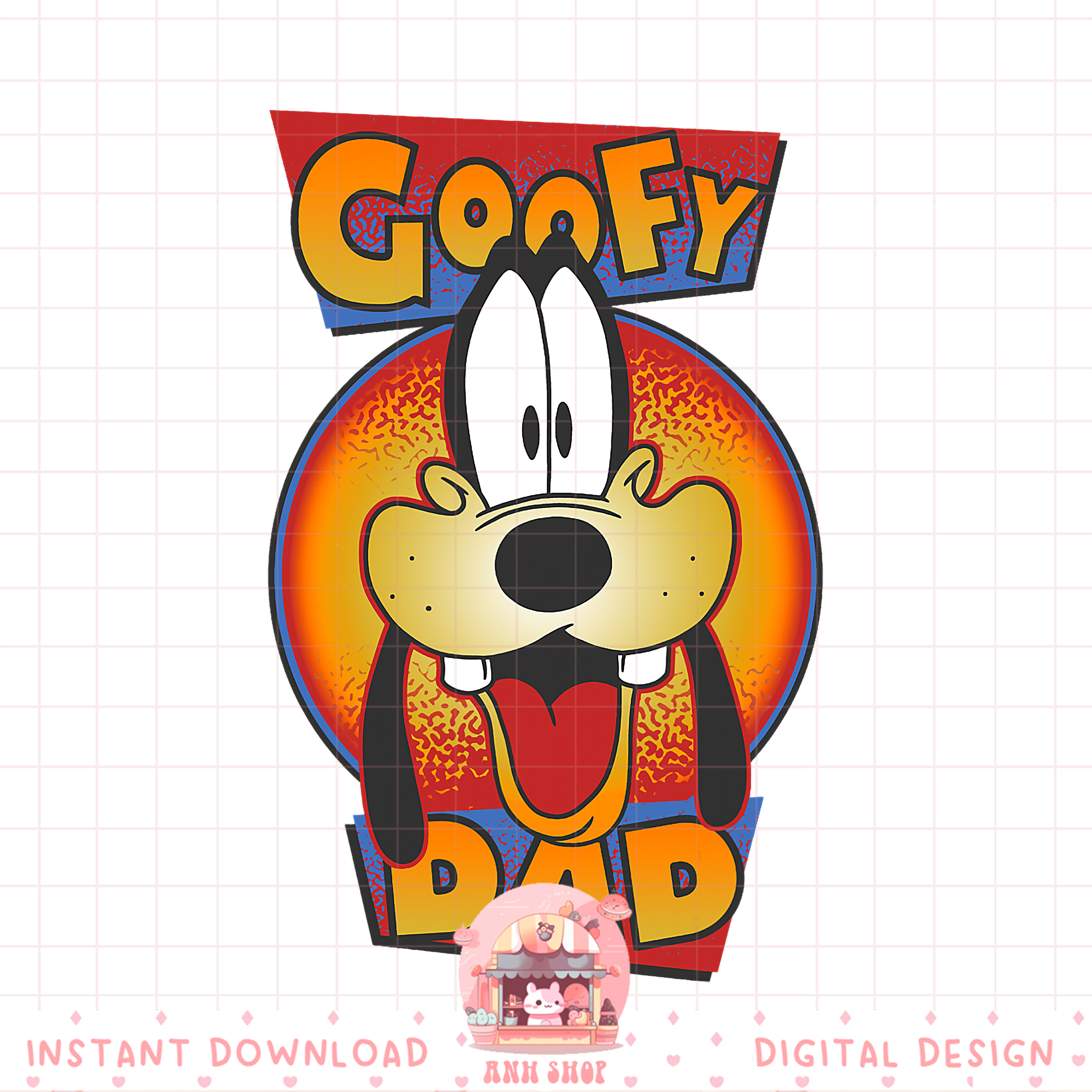 Disney A Goofy Movie Goofy Dad Big Face PNG Download copy | Inspire Uplift