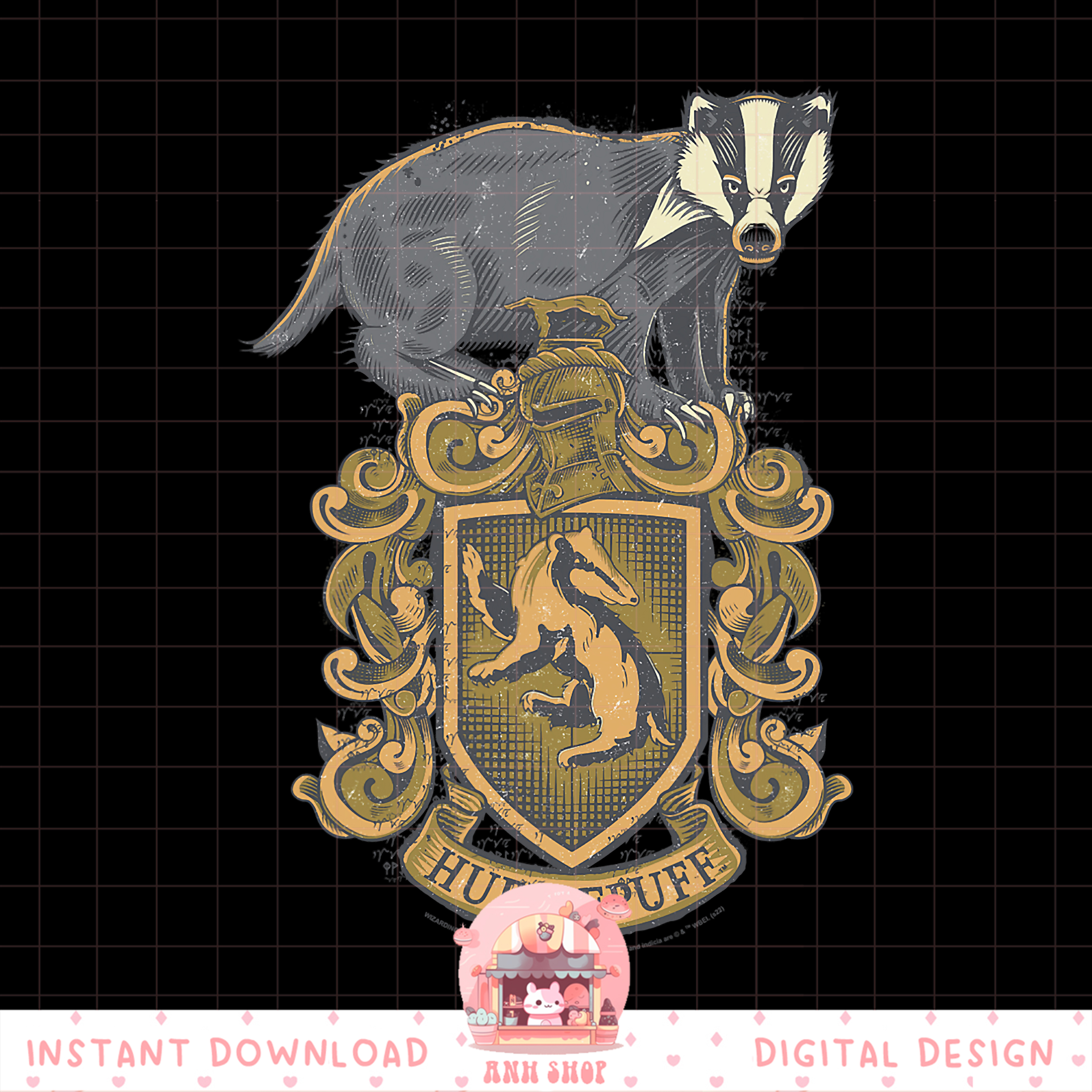Harry Potter Hufflepuff Badge PNG Download copy | Inspire Uplift