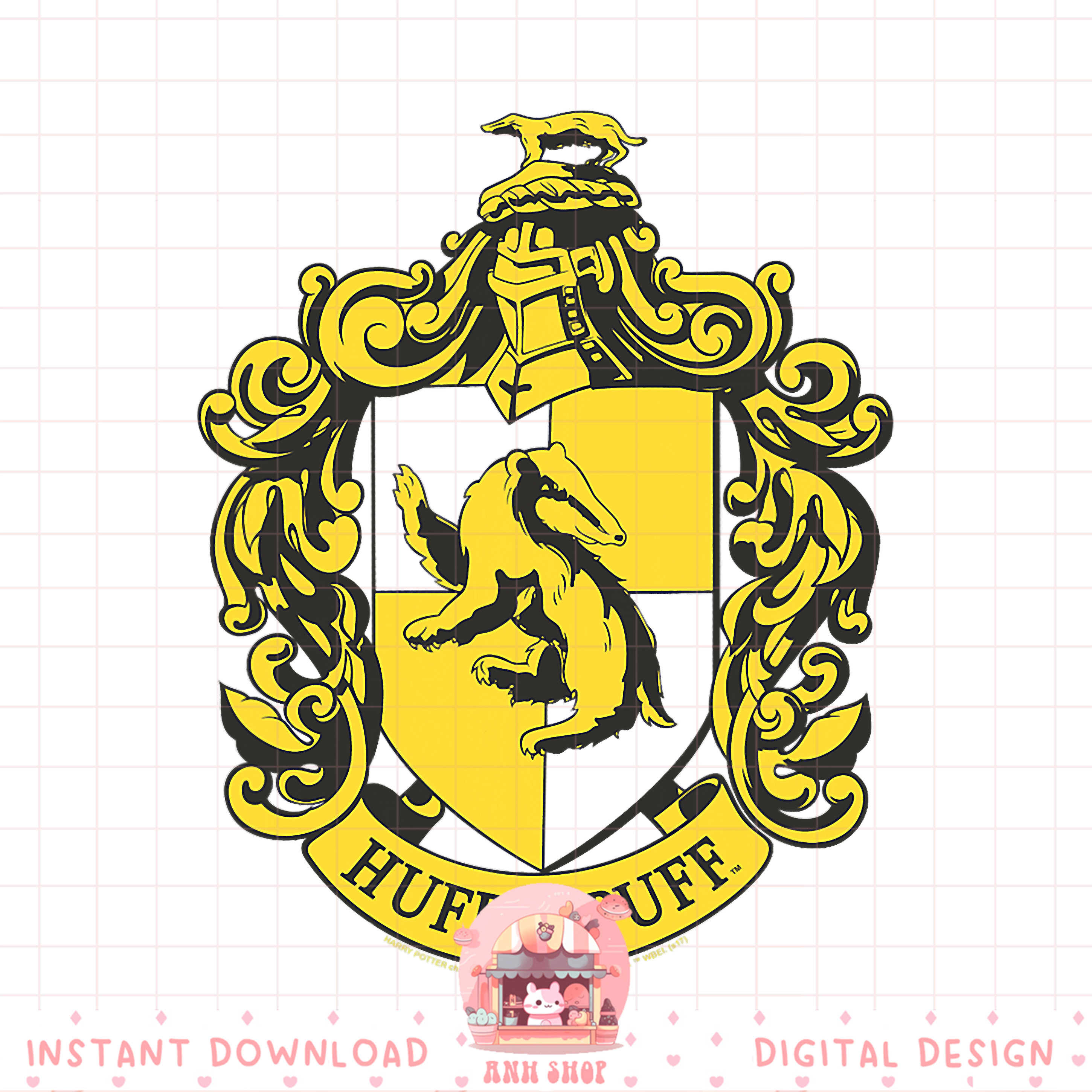 Harry Potter Hufflepuff Crest PNG Download copy | Inspire Uplift