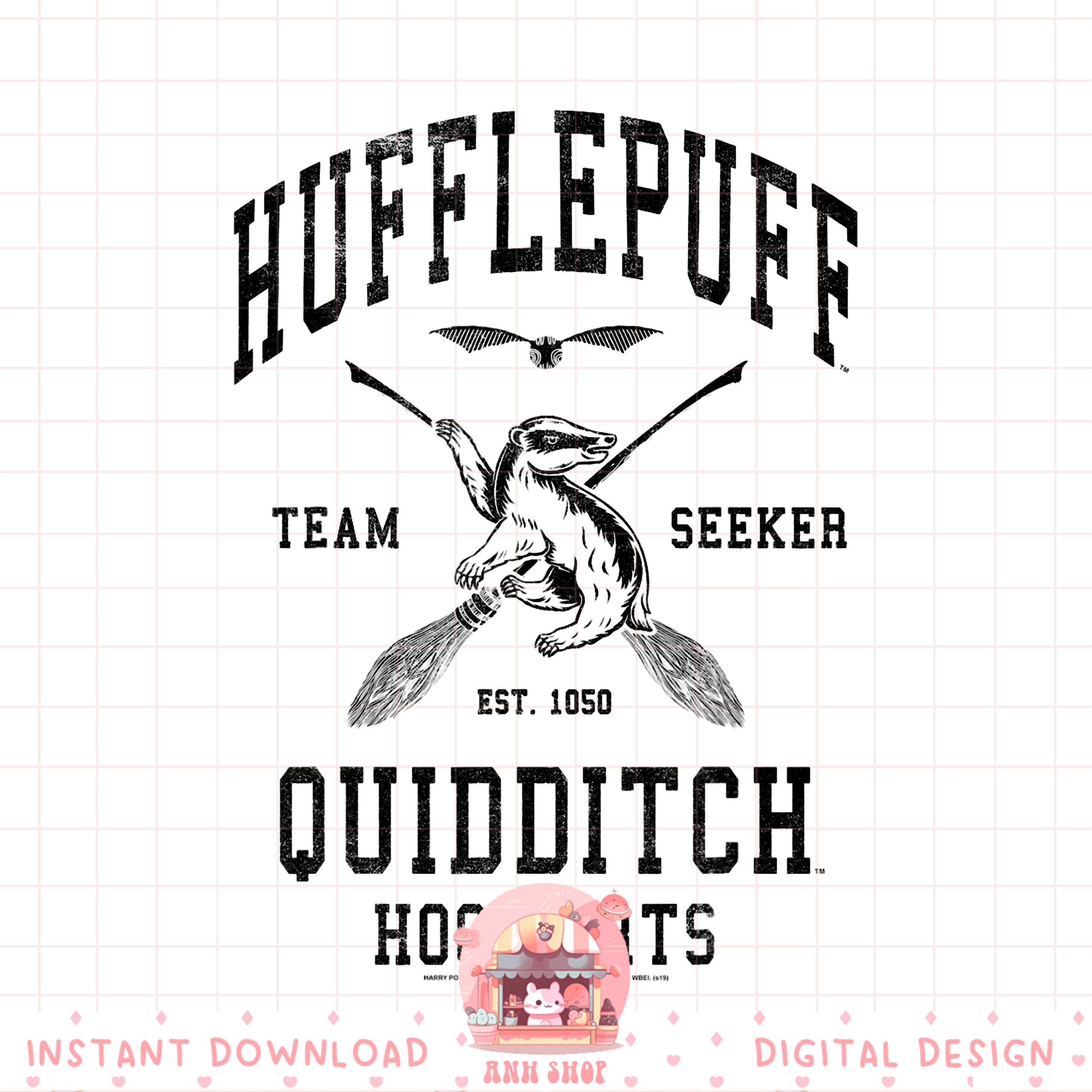Harry Potter Hufflepuff Team Seeker Hogwarts Quidditch PNG D | Inspire ...