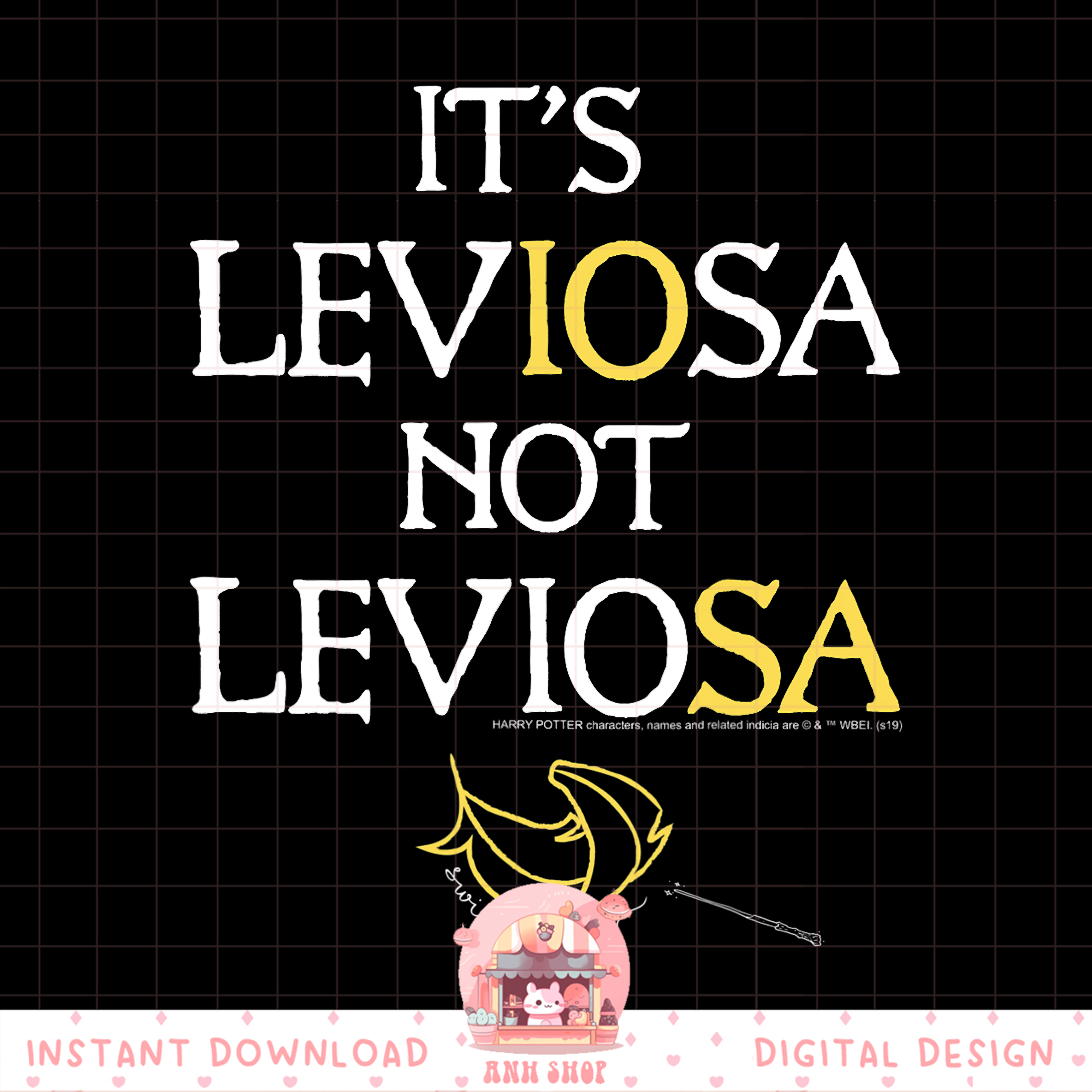 Harry Potter It_s LevIOsa Not LevioSA PNG Download copy | Inspire Uplift