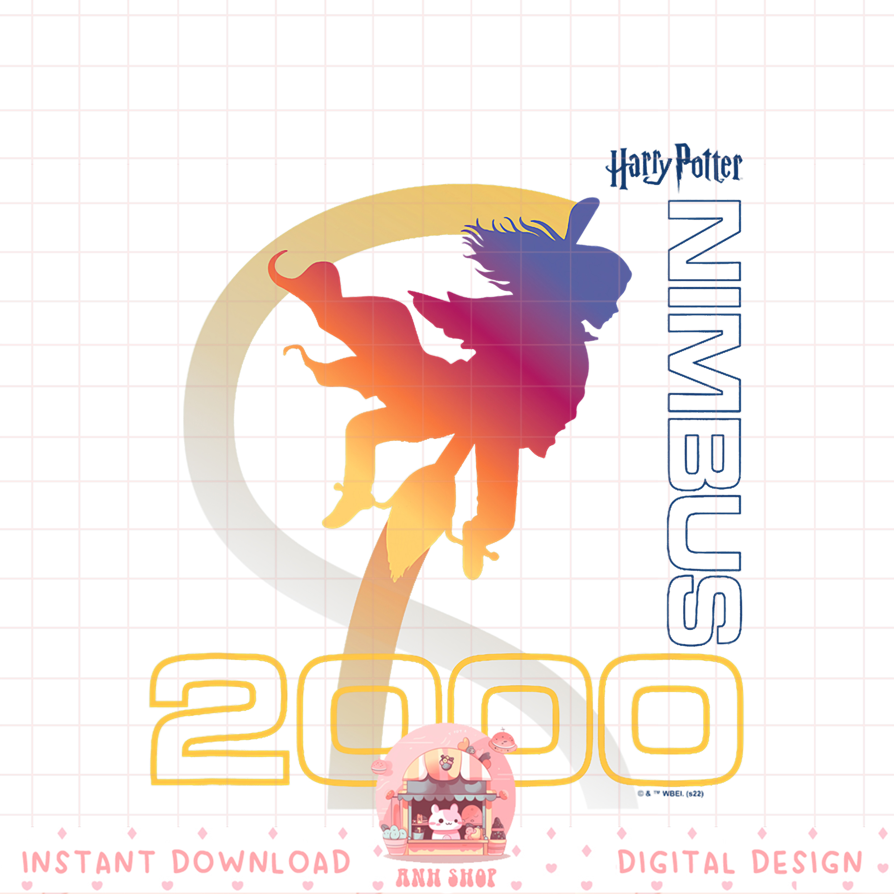 Harry Potter Quidditch Nimbus 2000 Racing Broom png, digital | Inspire ...