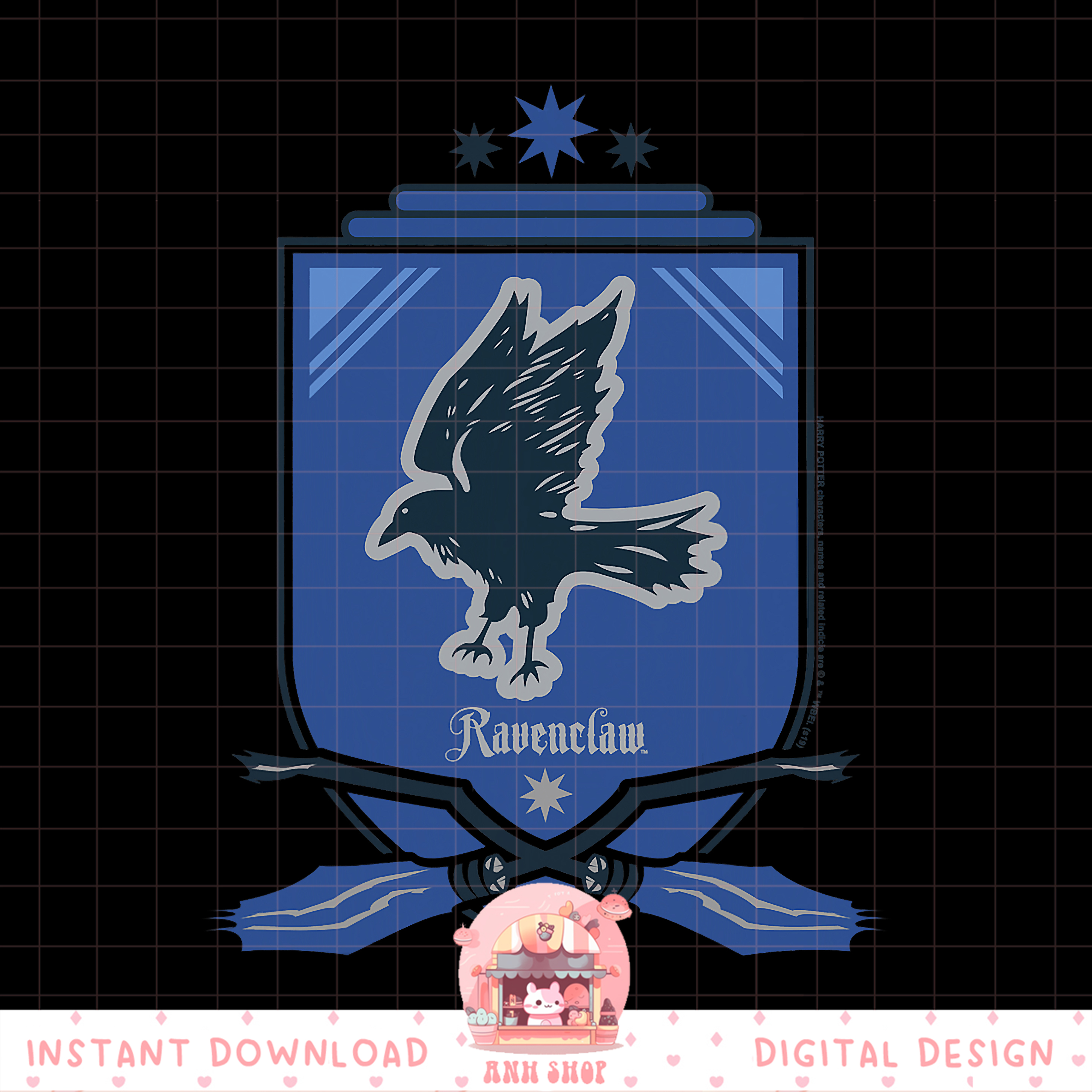 Harry Potter Ravenclaw Quidditch Logo png, digital download, | Inspire ...