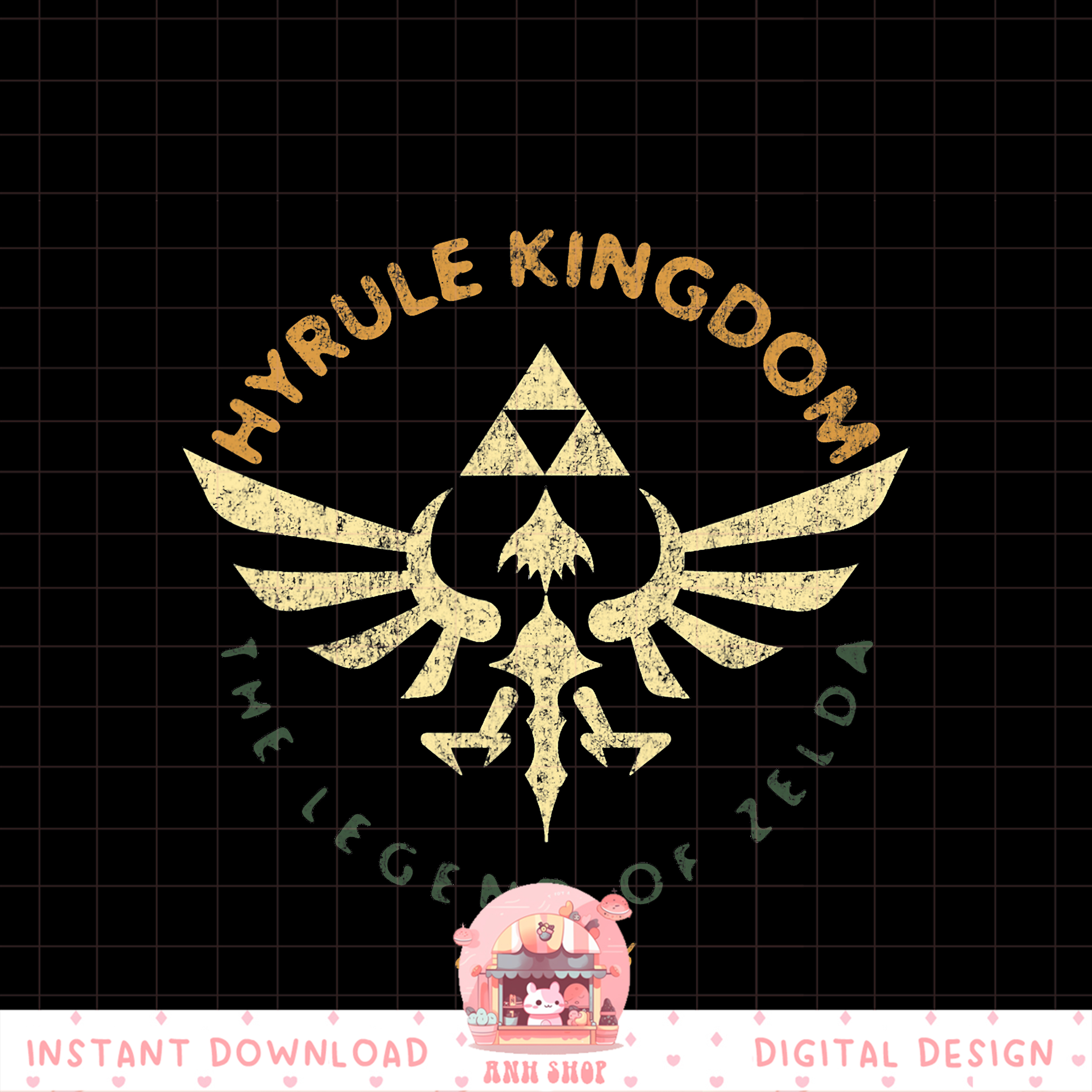 Nintendo Legend Of Zelda Hyrule Kingdom Tri Force Poster png | Inspire ...