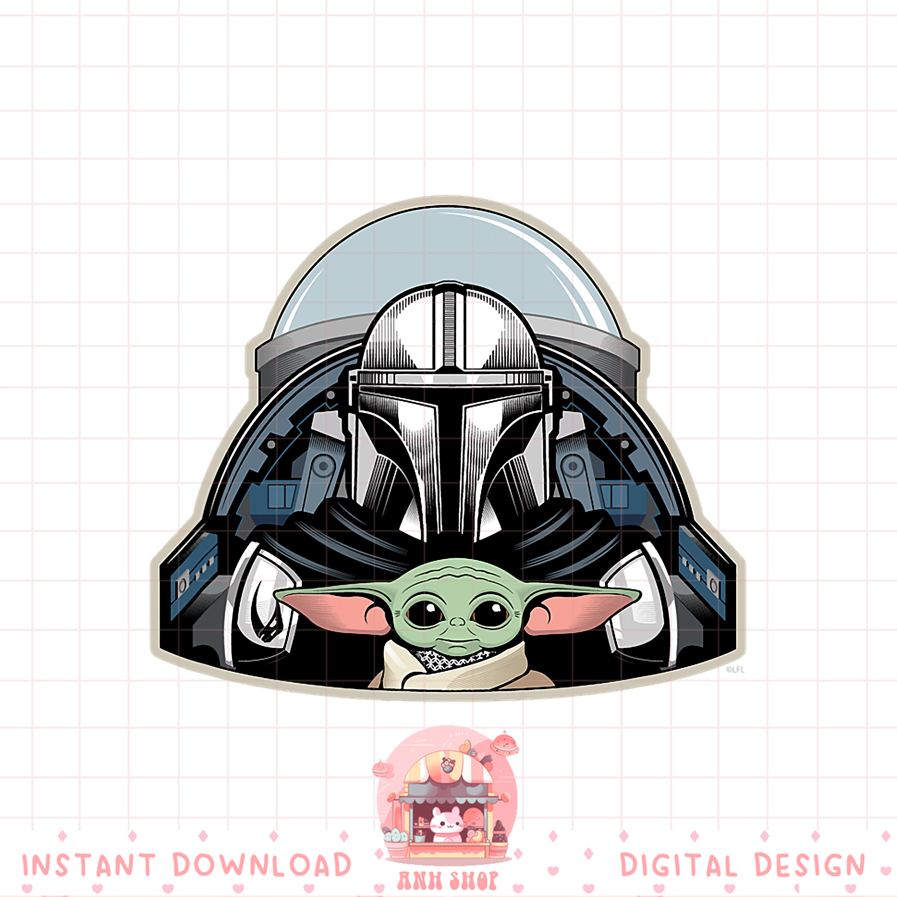 Star Wars The Mandalorian Season 3 N-1 Starfighter Grogu png | Inspire ...