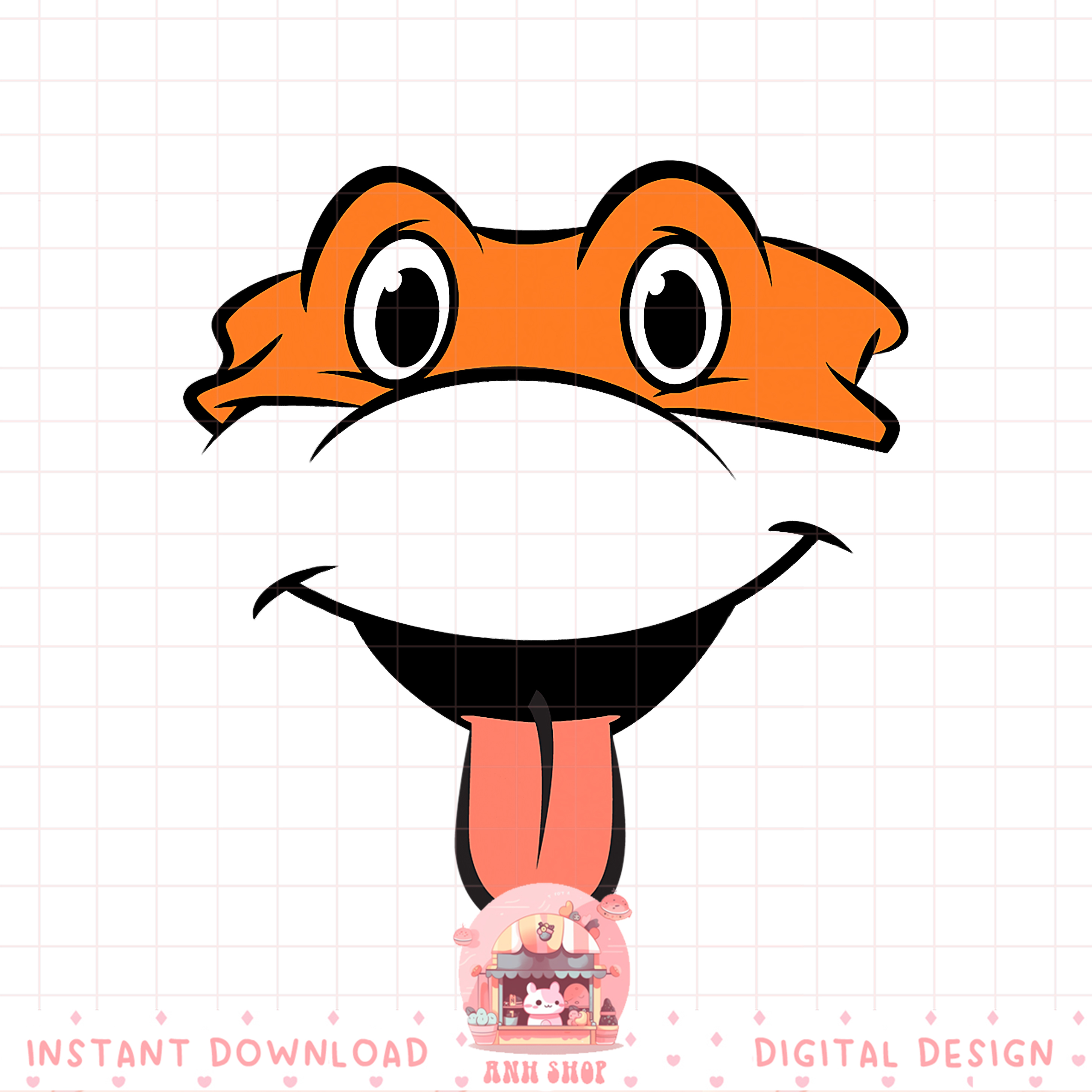Teenage Mutant Ninja Turtles Michelangelo Tongue Out png, di | Inspire ...