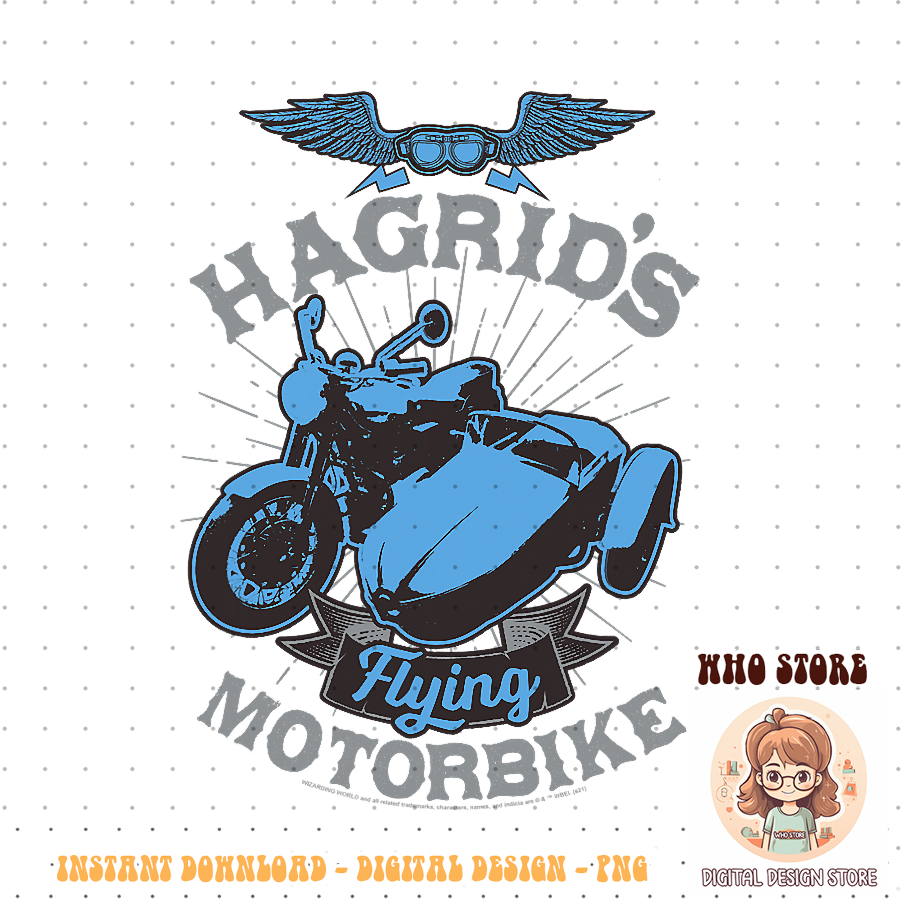 Harry Potter Hagrid s Flying Motorbike PNG Download | Inspire Uplift