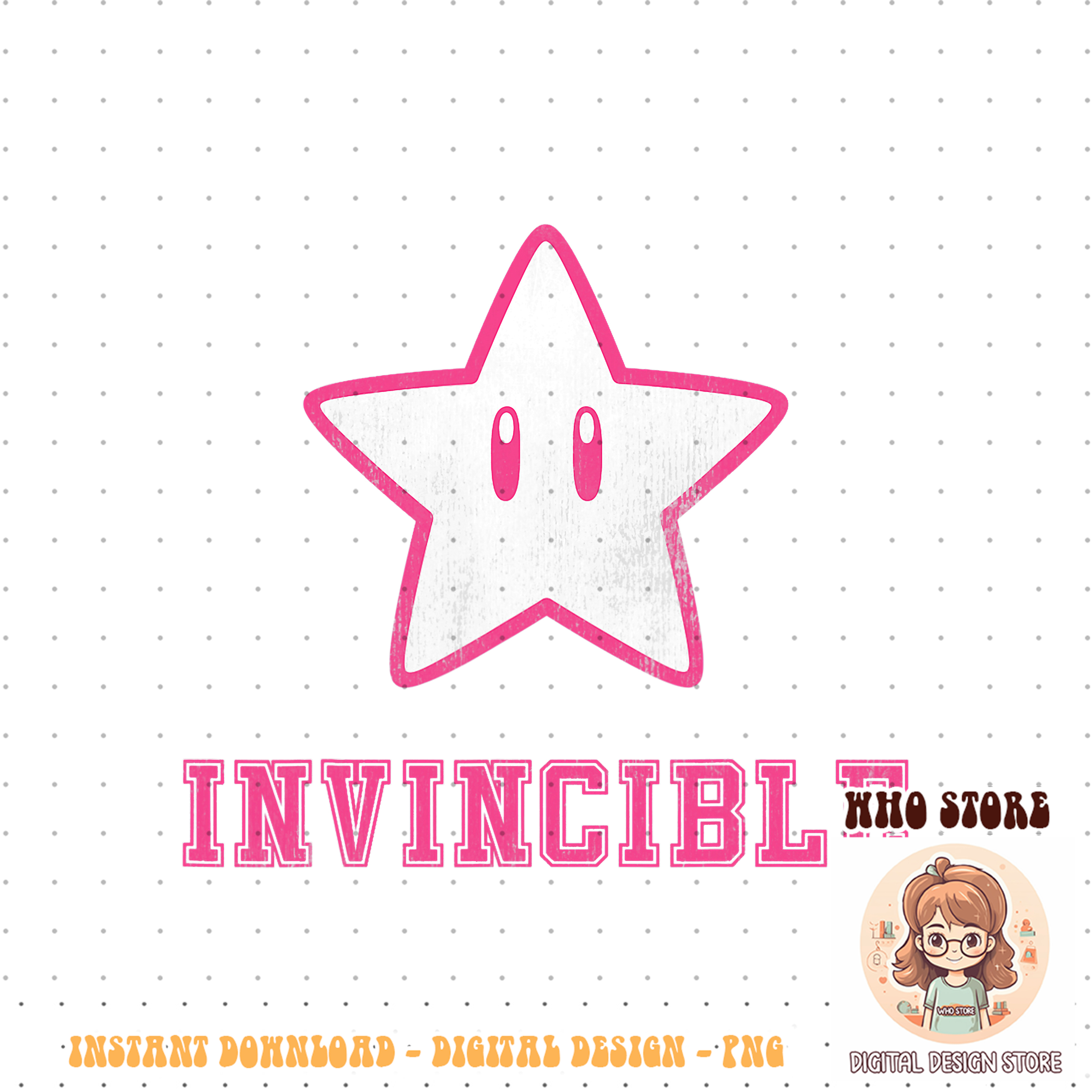 Nintendo Super Mario Super Star Invincible Graphic png downl | Inspire ...