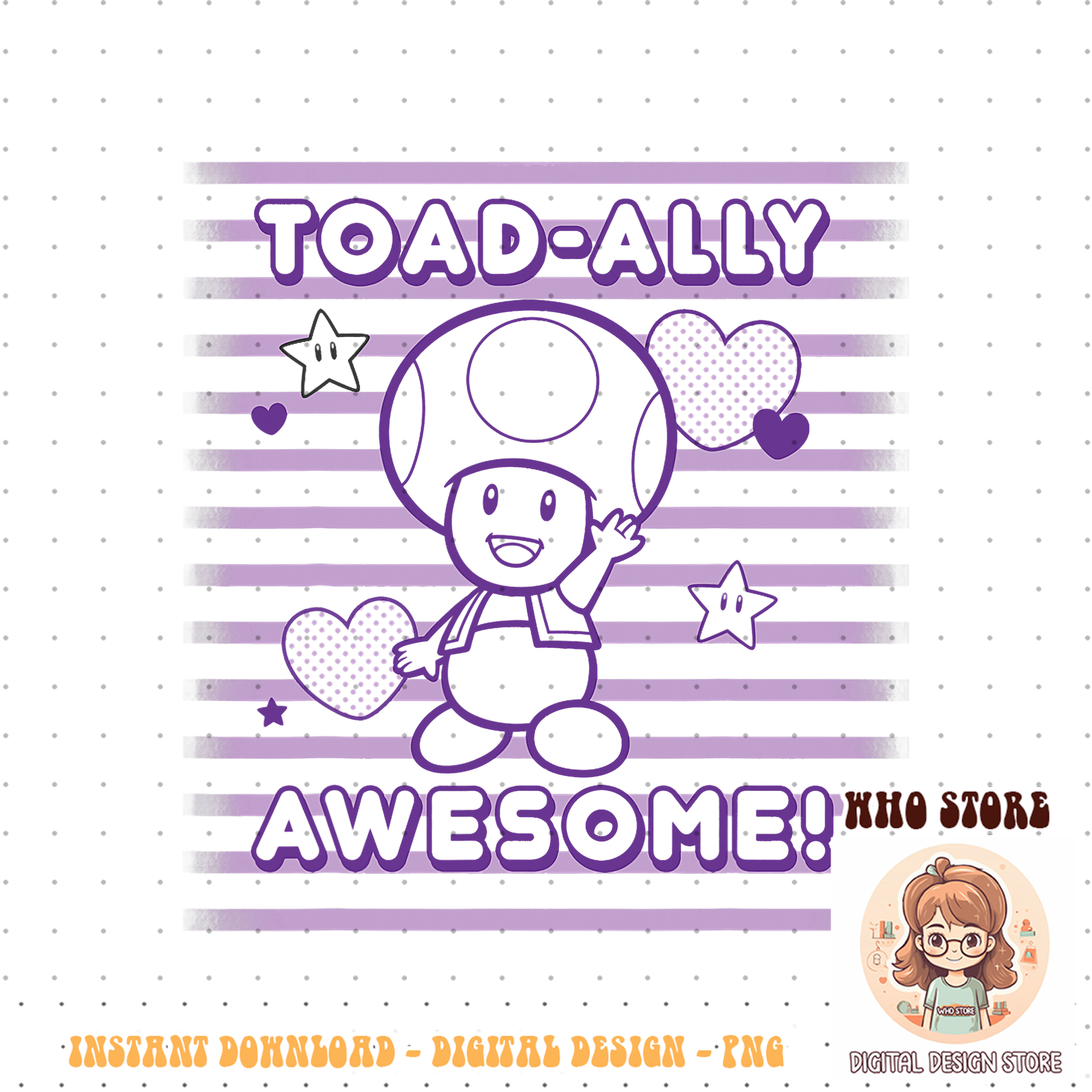 Nintendo Super Mario Toad Ally Awesome Cute Graphic png down | Inspire ...