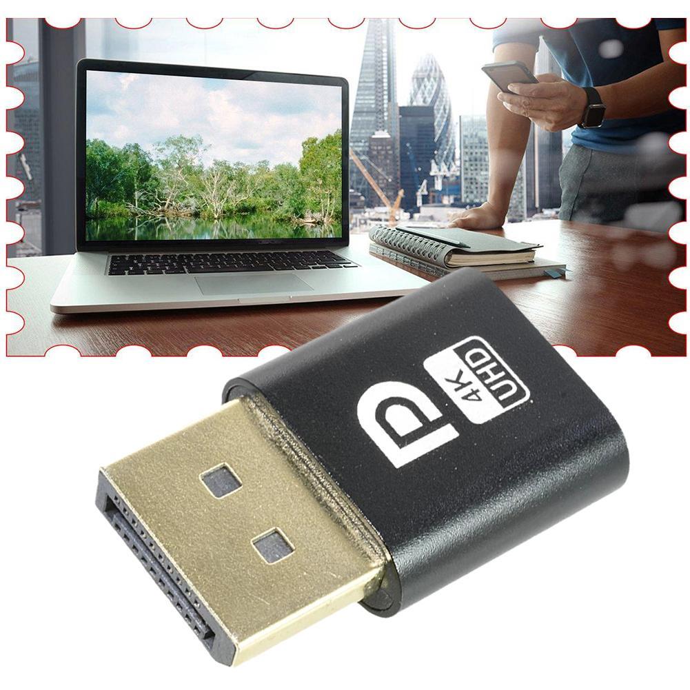 Dummy Plug Virtual Display Adapter DP 4K Headless Emulator | Inspire Uplift