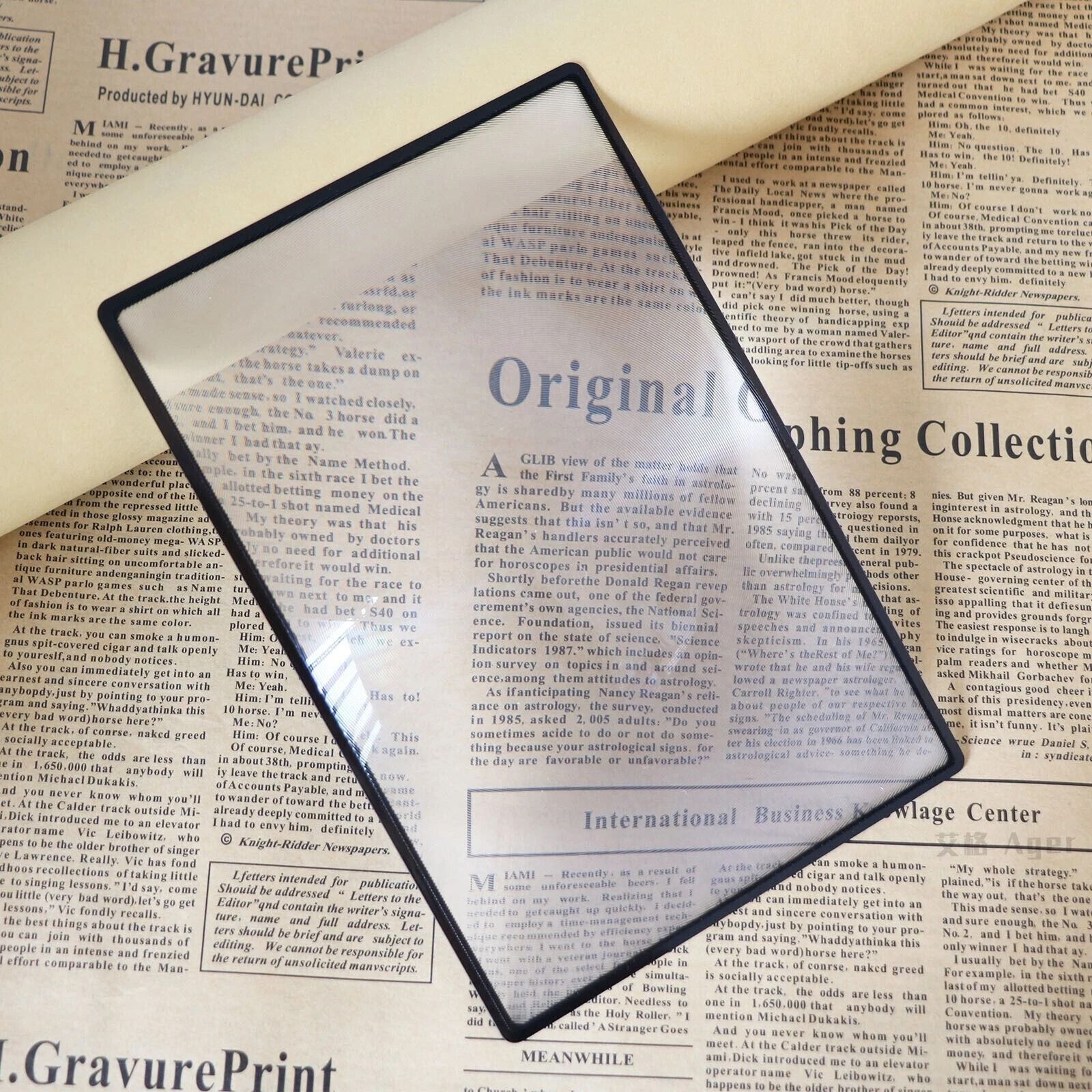 Full Page Magnifying Lens, 3x Reading Aid, Large Magnifier | Inspire Uplift