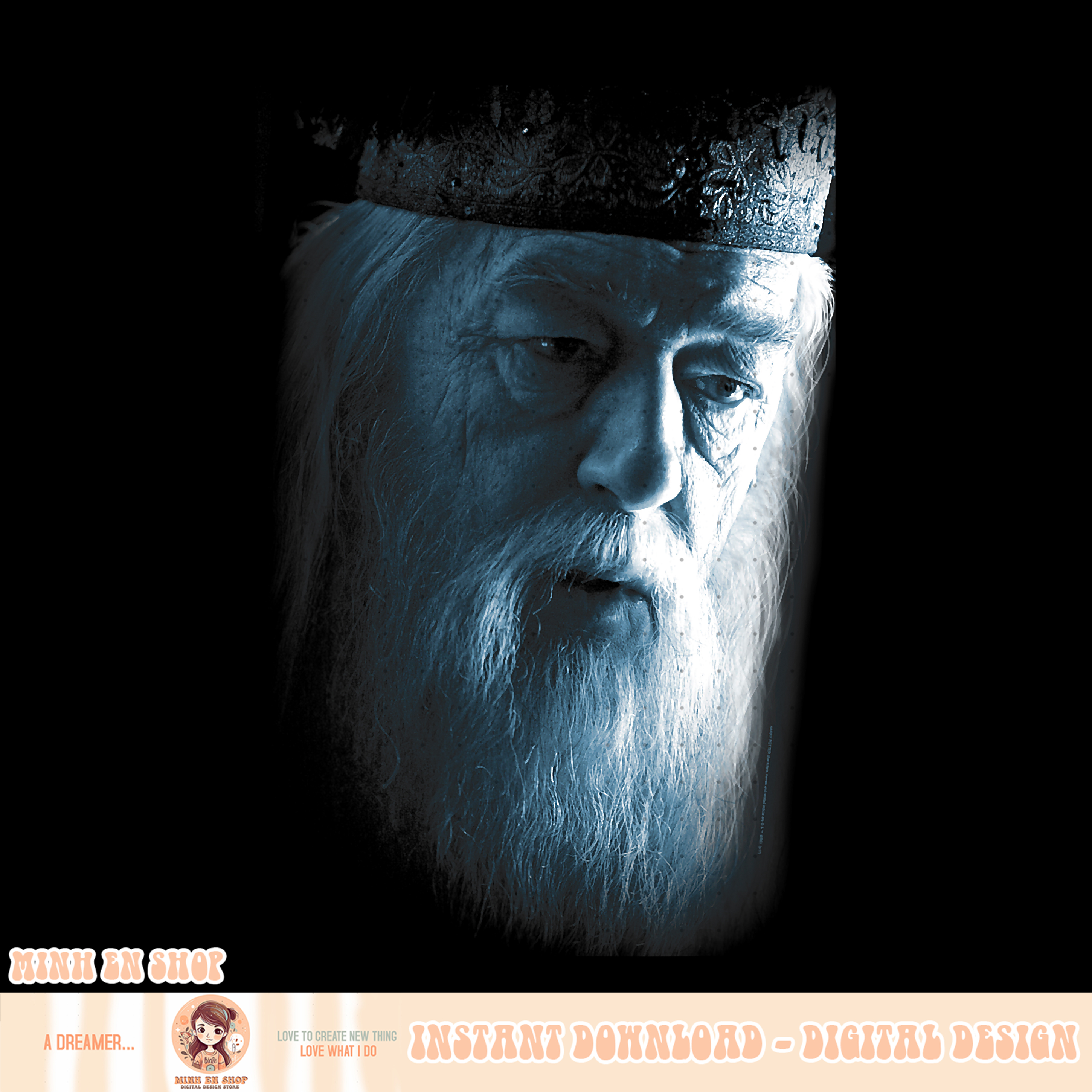 Harry Potter Dumbledore Face PNG Download | Inspire Uplift