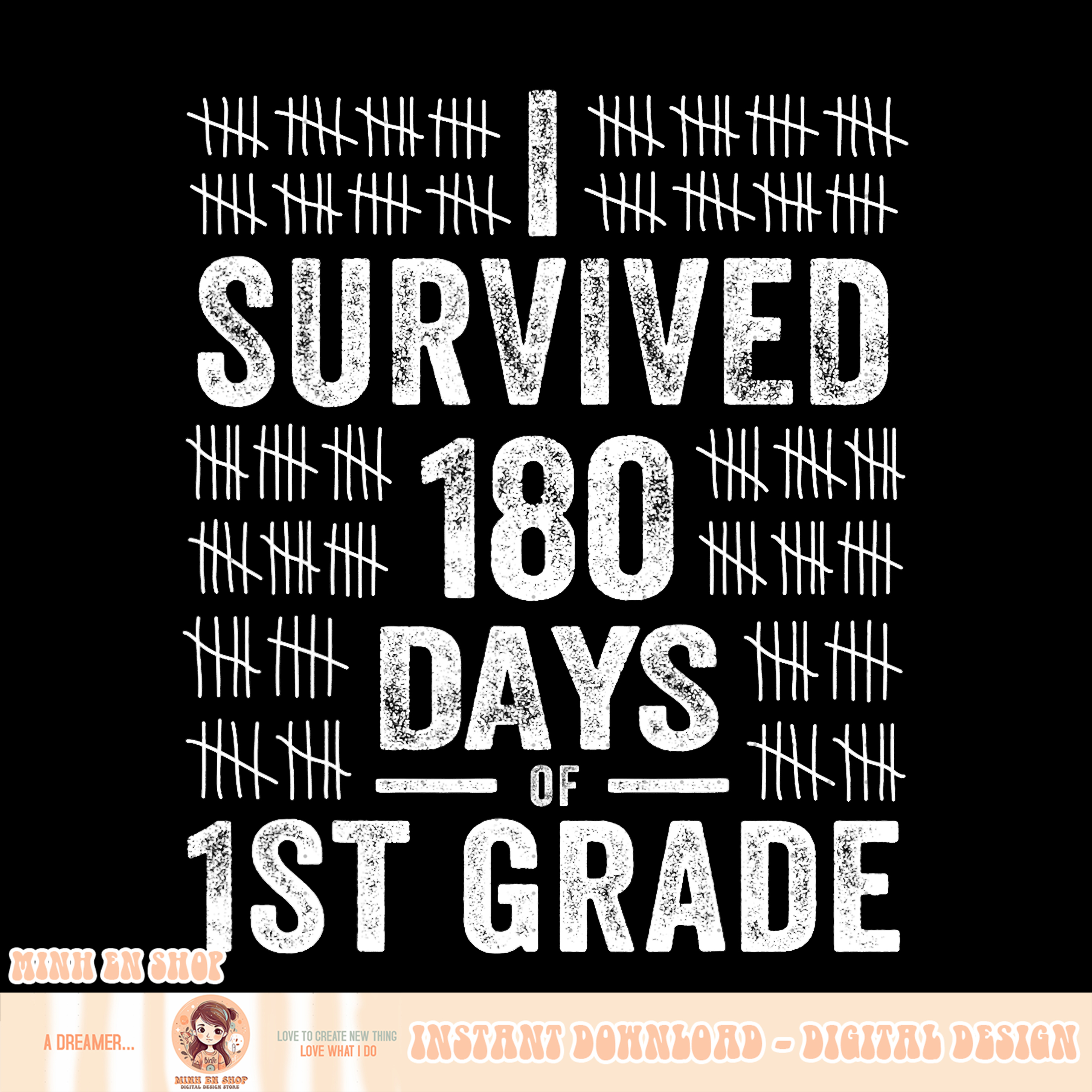 I Survived 180 Days of 1st Grade Last Day of School Teacher, | Inspire ...