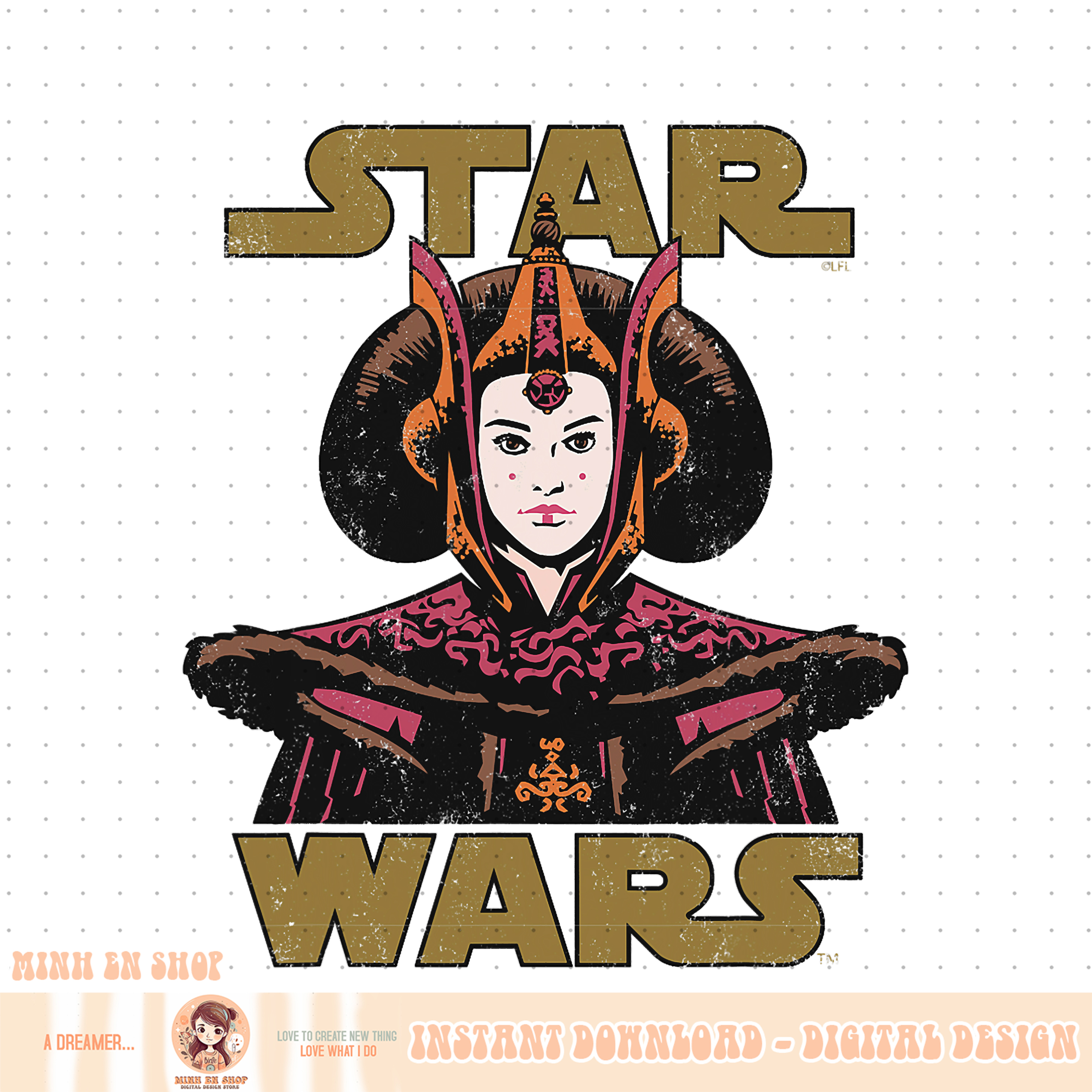Star Wars Logo Padme Amidala PNG Download | Inspire Uplift