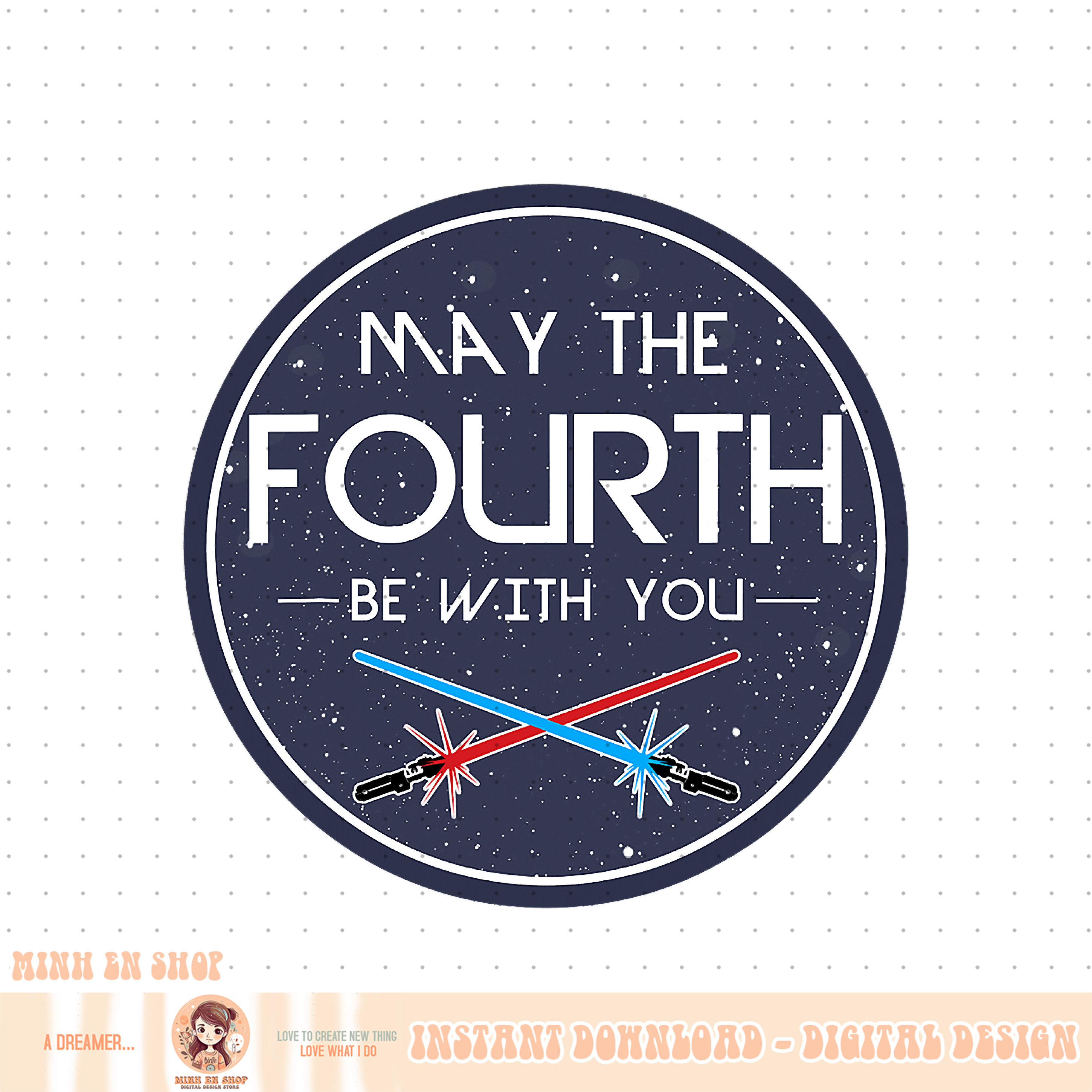 Star Wars May The Fourth Be With You Lightsaber Clash Poster | Inspire ...