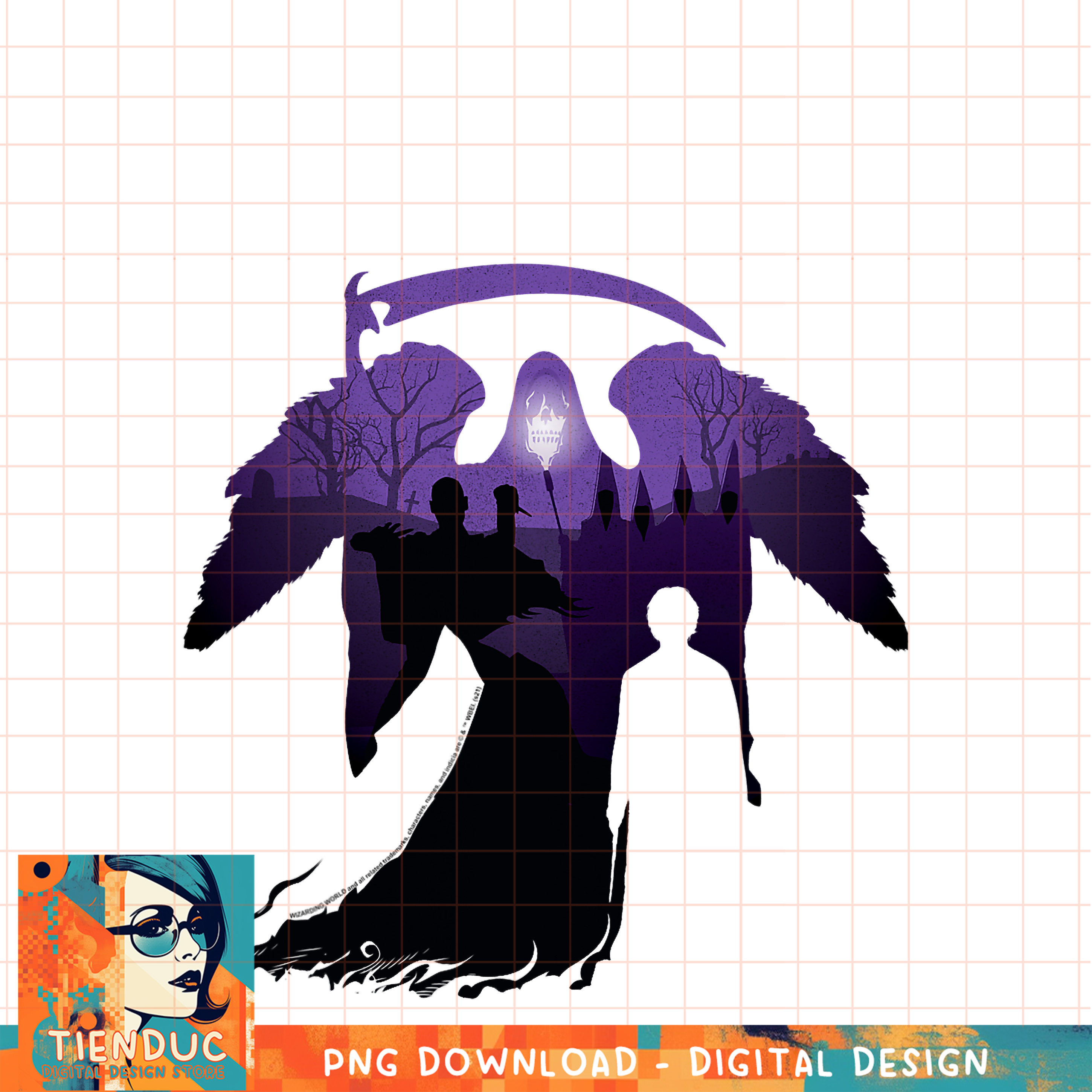 Harry Potter Riddle s Gravestone Angel of Death PNG Download | Inspire ...