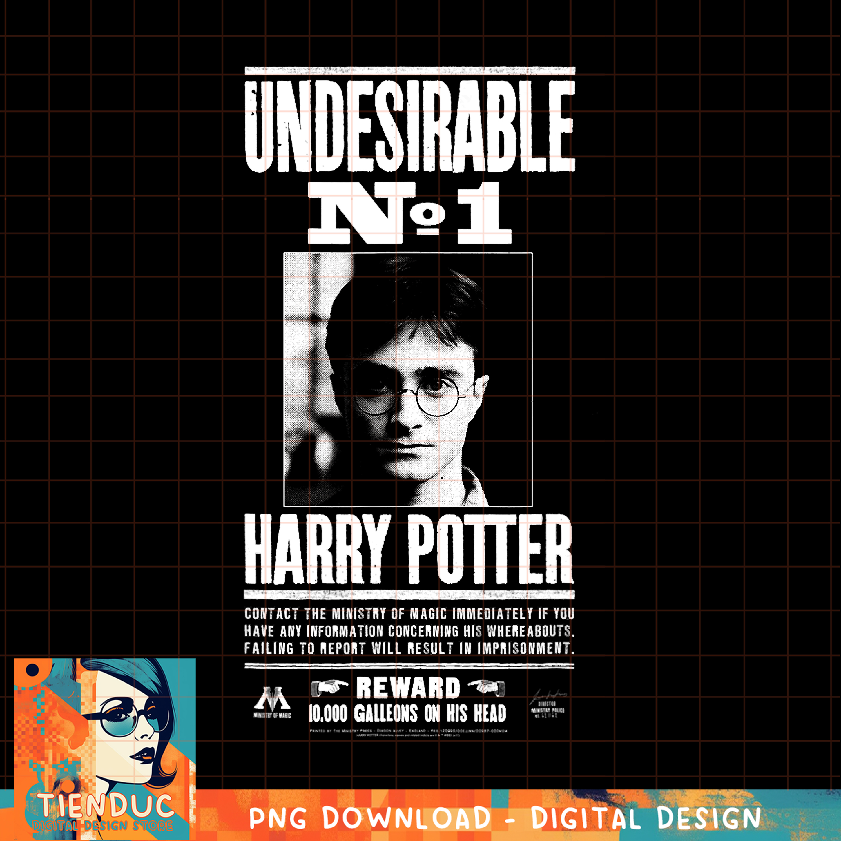 Harry Potter Undesirable No 1 PNG Download | Inspire Uplift