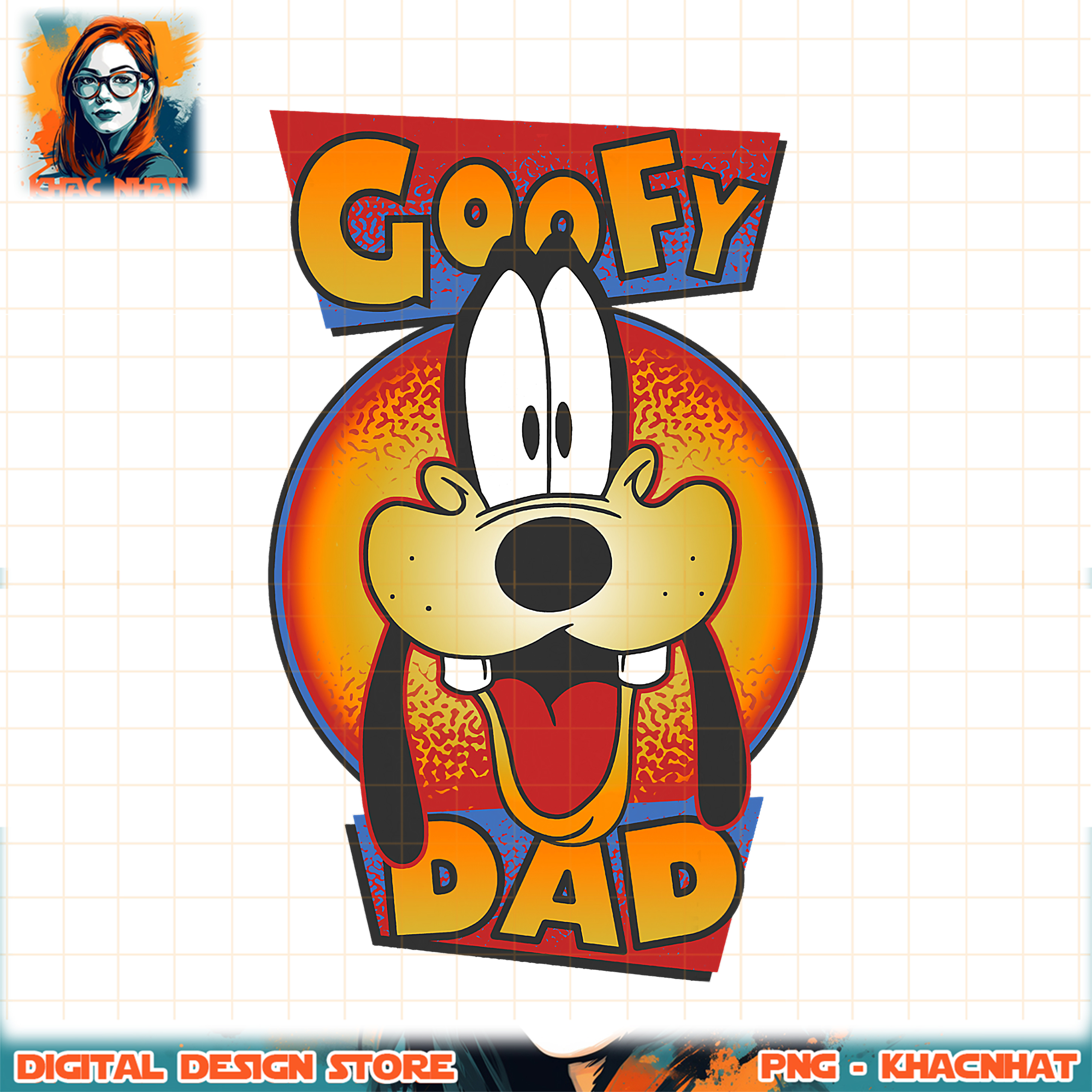 Disney A Goofy Movie Goofy Dad Big Face PNG Download copy | Inspire Uplift