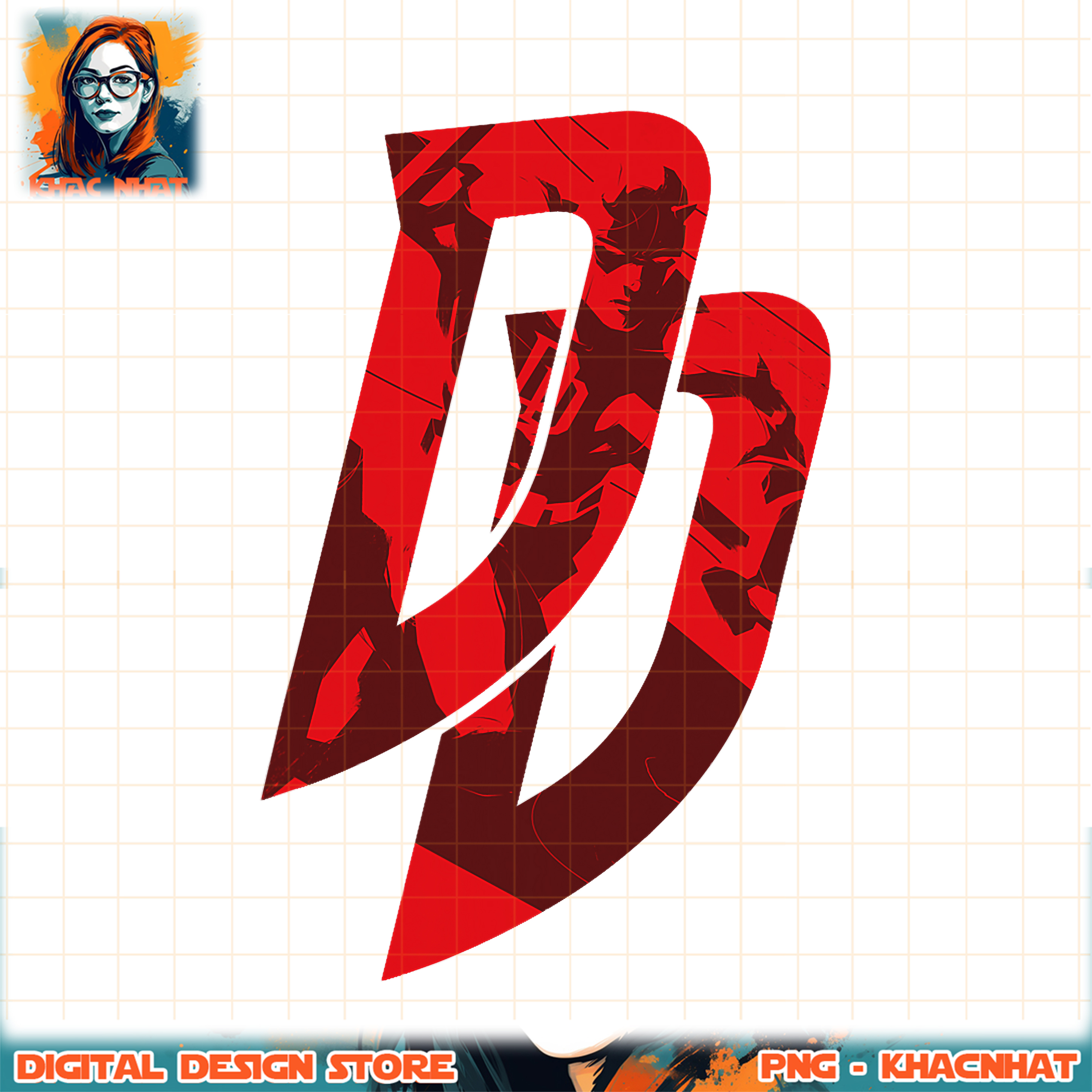 Marvel Daredevil Logo PNG Download copy | Inspire Uplift