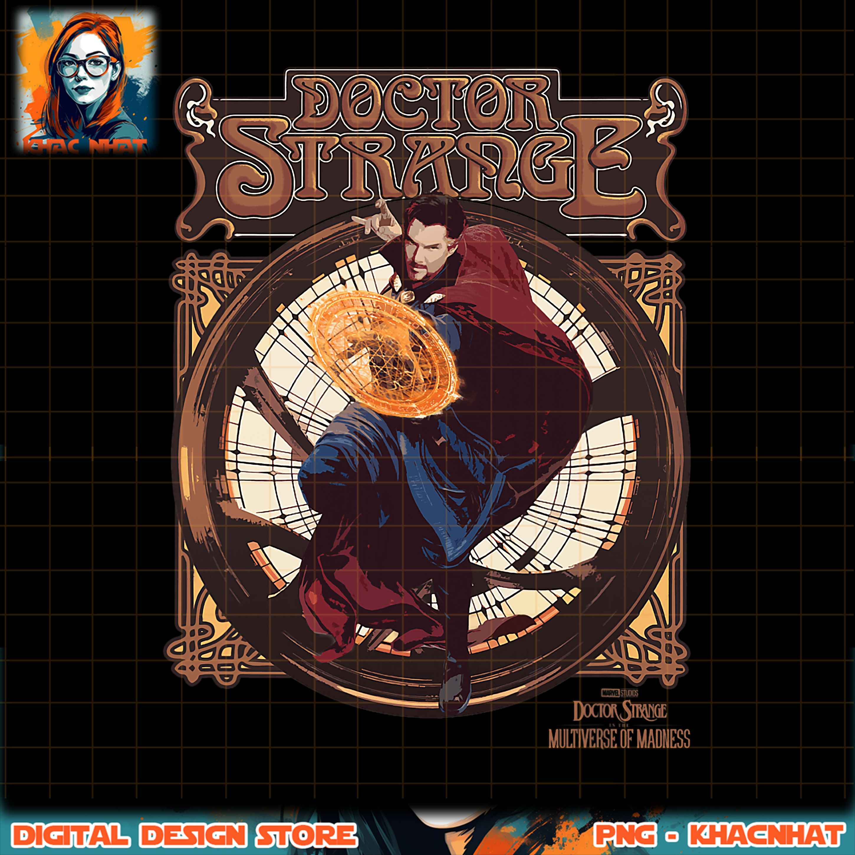 Marvel Doctor Strange In The Multiverse Of Madness Seal PNG | Inspire Uplift