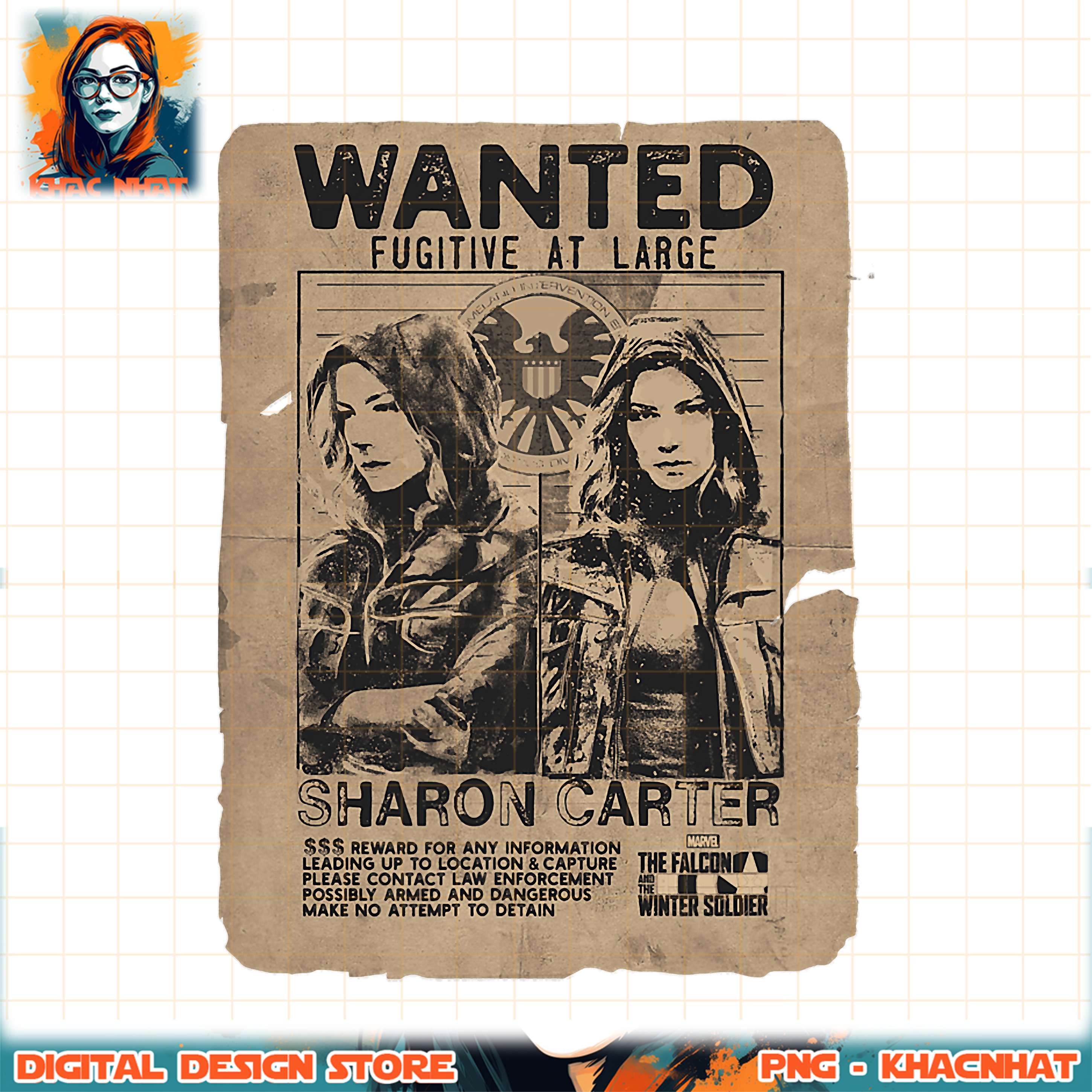 Marvel Falcon _ Winter Soldier Sharon Carter Fugitive png, d | Inspire ...