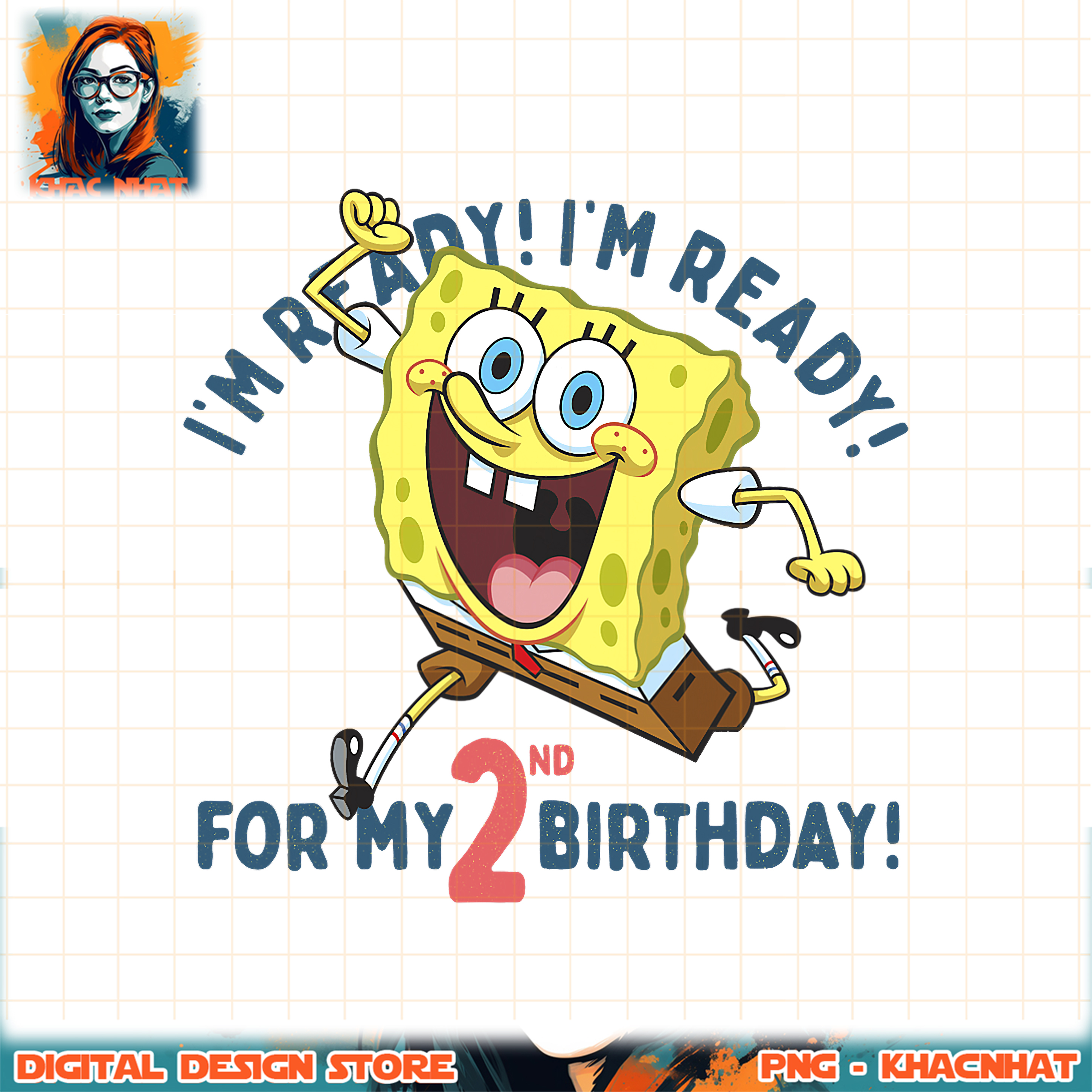 Nickelodeon SpongeBob SquarePants Ready For My 2nd Birthday | Inspire ...