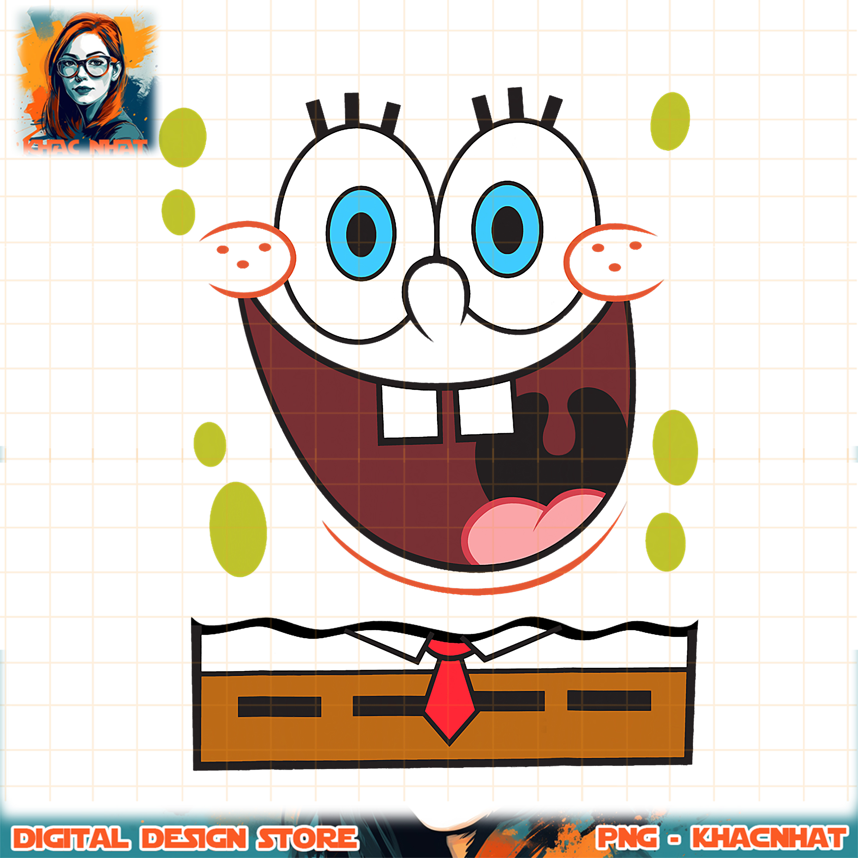 Spongebob Squarepants Large Character Png Digital Download Inspire